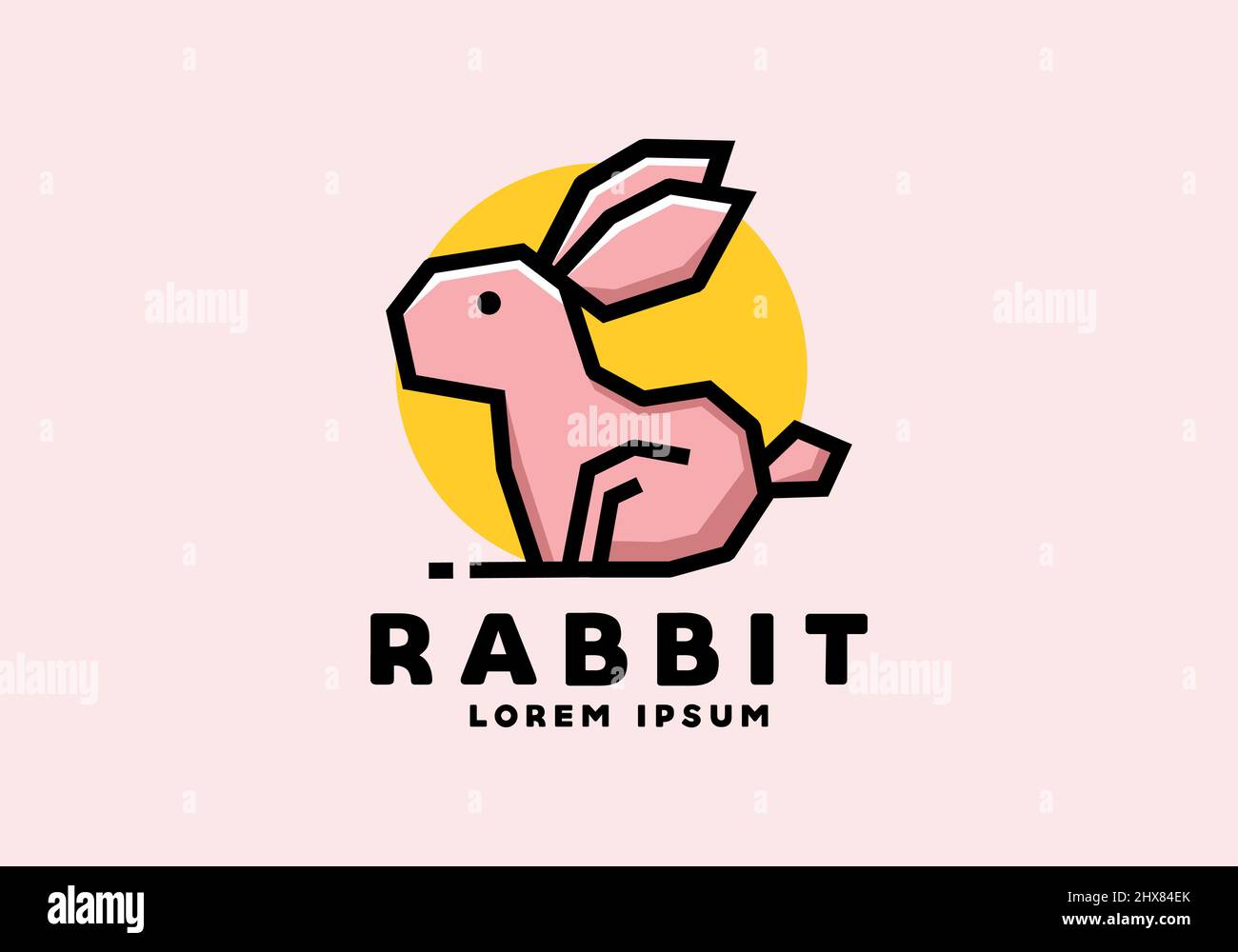 Corporate rabbit logo hi-res stock photography and images - Alamy