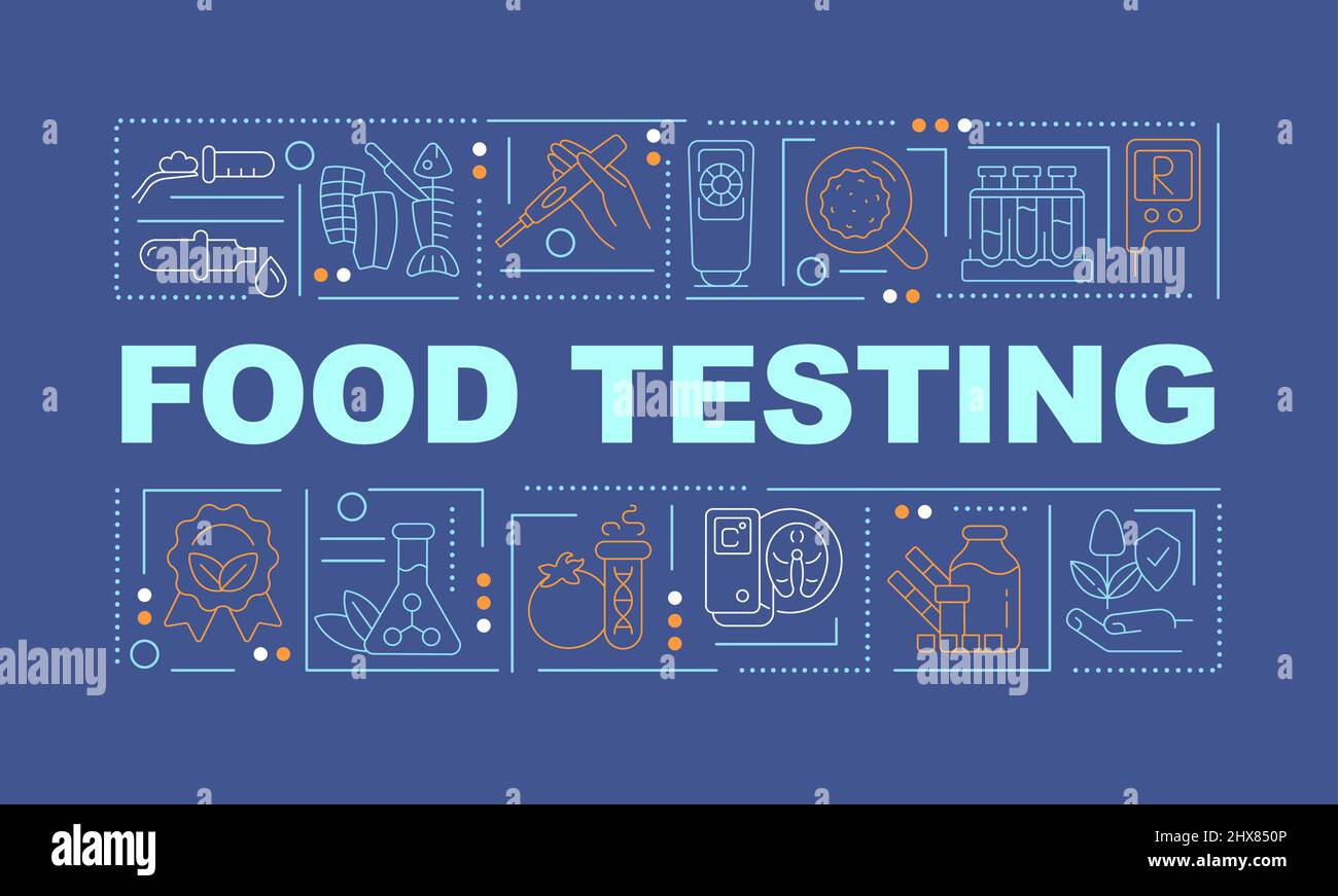 Laboratory testing food safety Stock Vector Images - Alamy