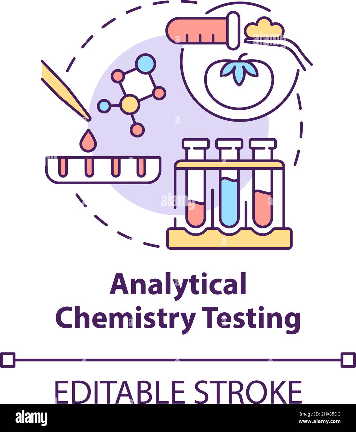 Analytical chemistry testing concept icon Stock Vector Image & Art - Alamy Analytical chemistry testing concept icon Stock Vector Image & Art - Alamy
