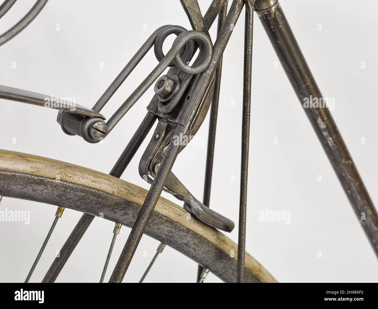 Safety Penny Farthing Model, 1887, Dresden, Germany, rear brake ...