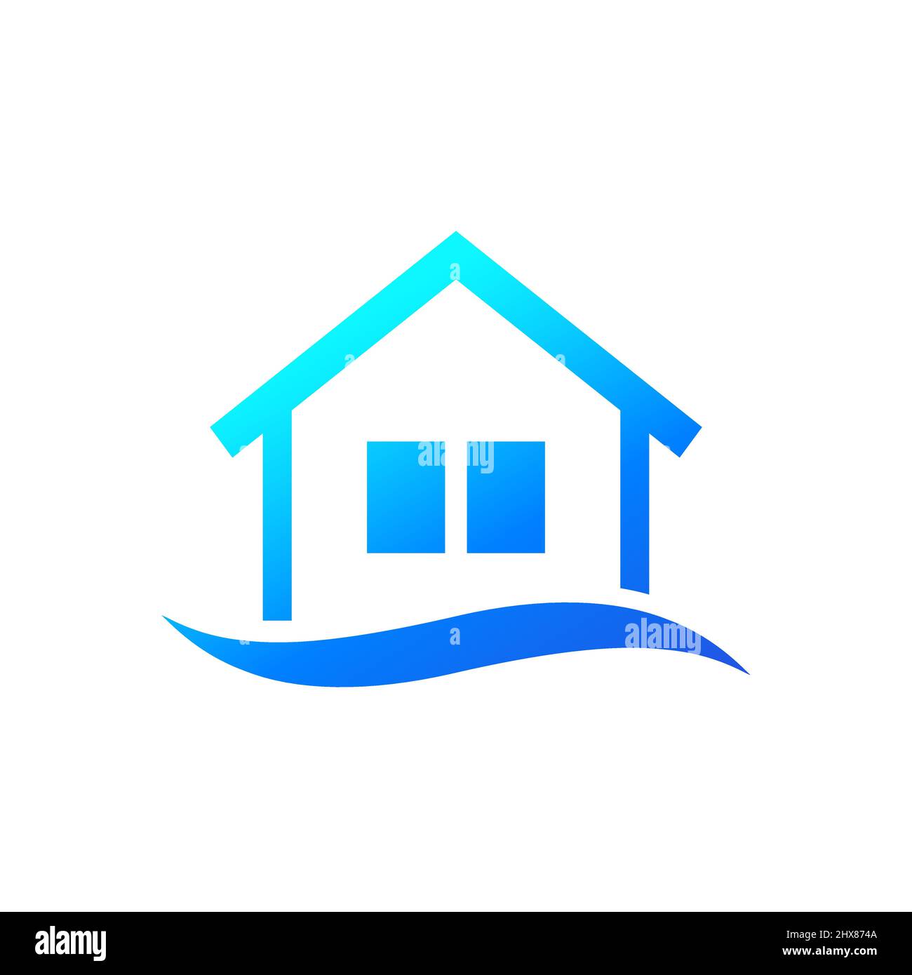 Home flood vector water house damage Cut Out Stock Images & Pictures ...