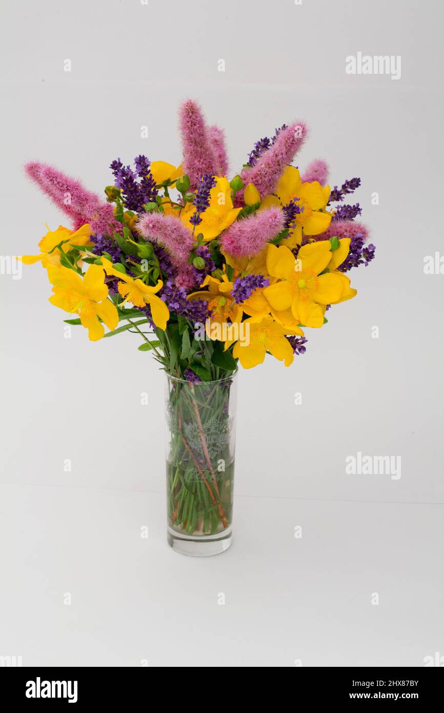 Bunch of flowers on display Stock Photo - Alamy