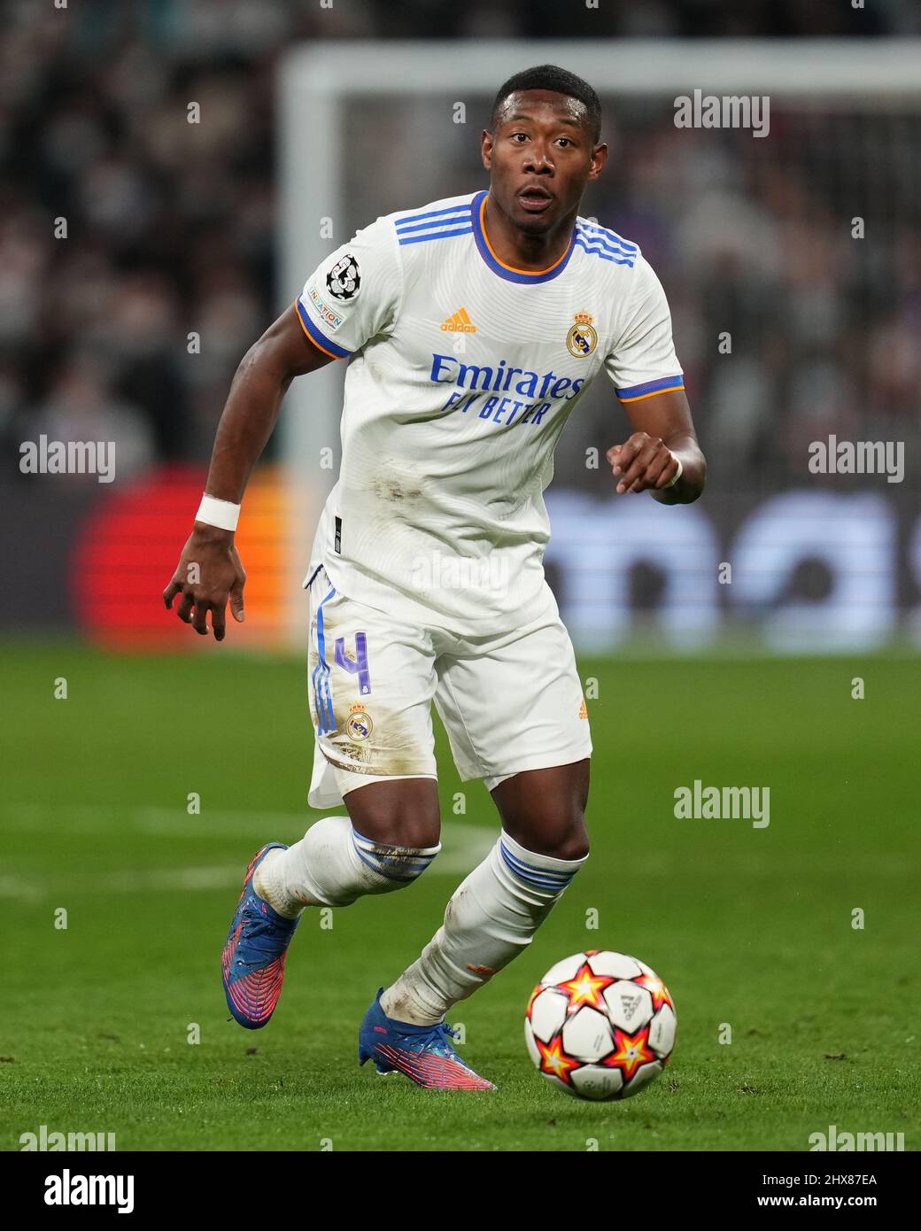 Madrid, Spain. March 09, 2022, David Alaba of Real Madrid during the ...