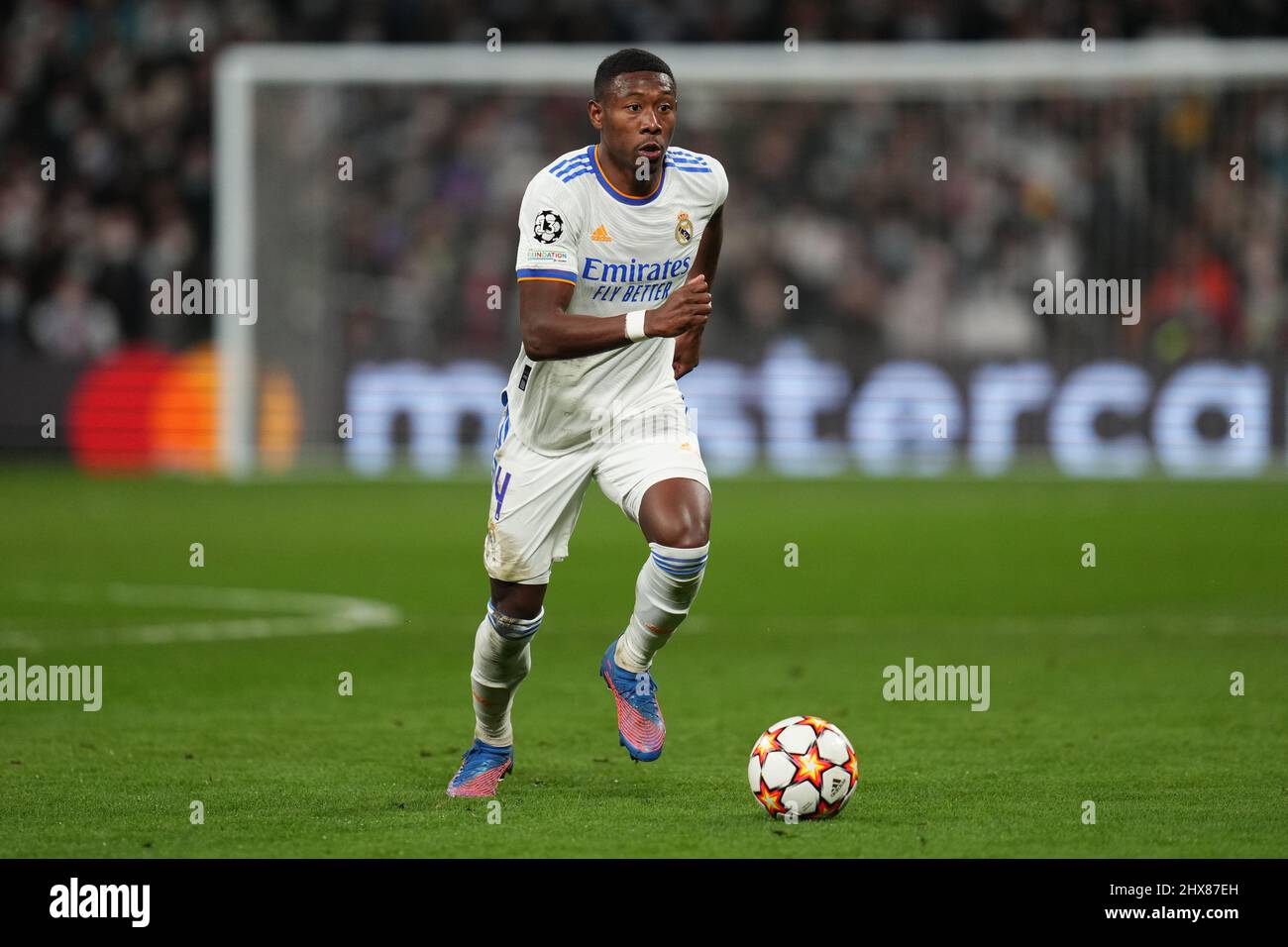 Madrid, Spain. March 09, 2022, David Alaba of Real Madrid during the ...