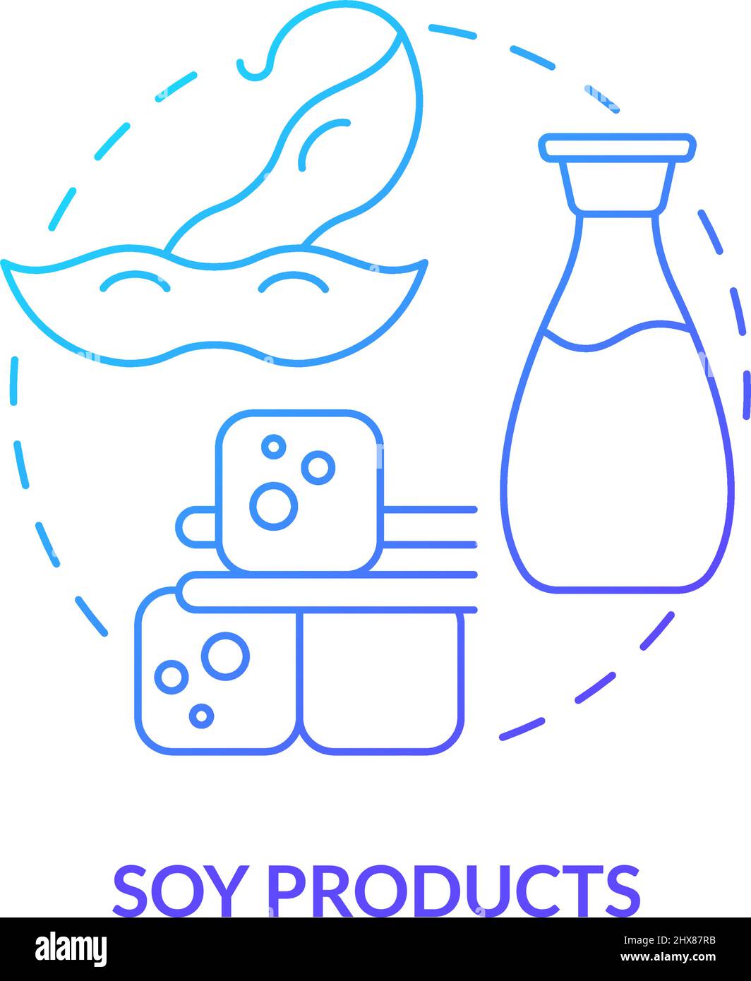 Soy products soya bean Stock Vector Images - Alamy