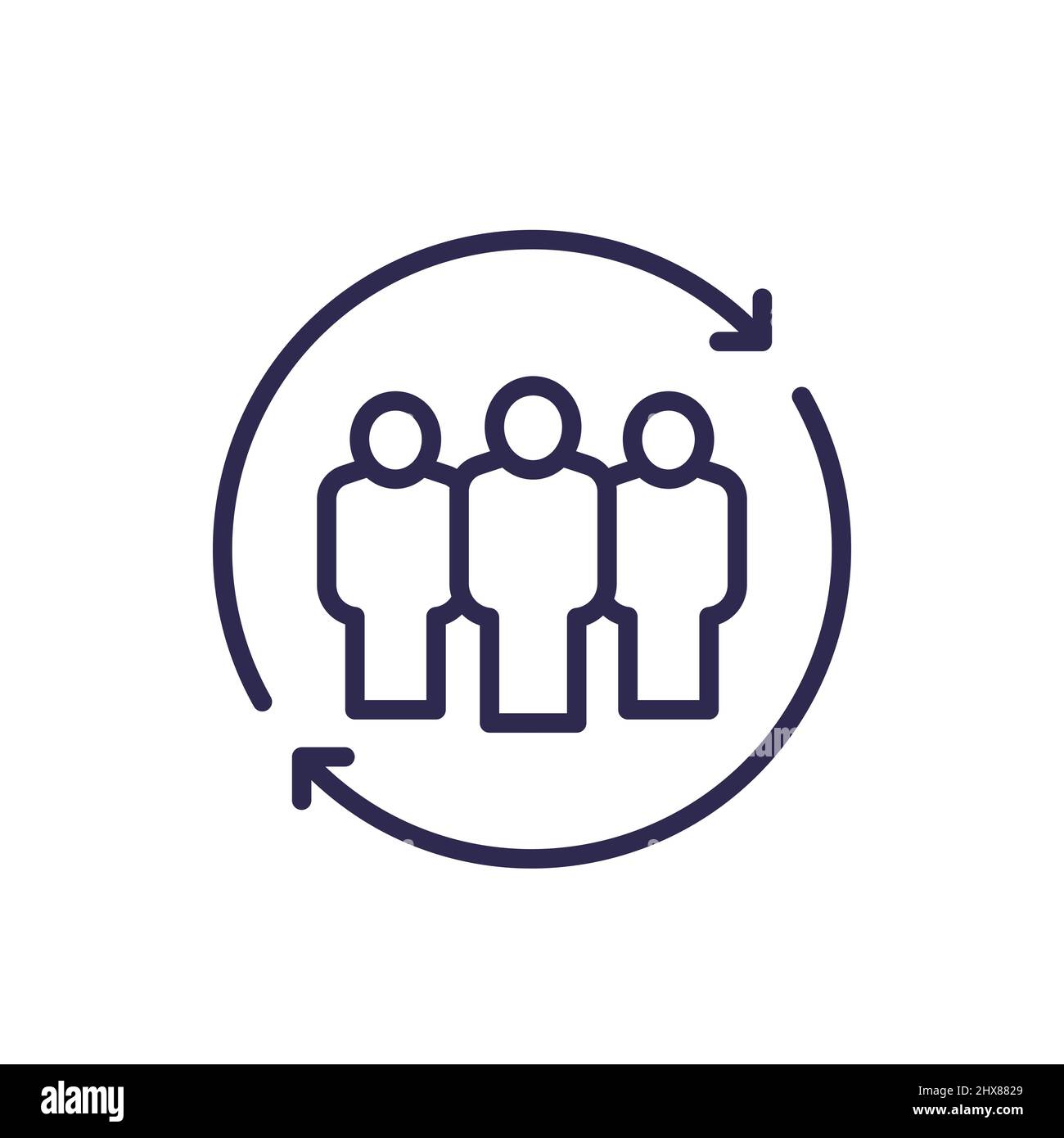 Human labour replacement Stock Vector Images - Alamy