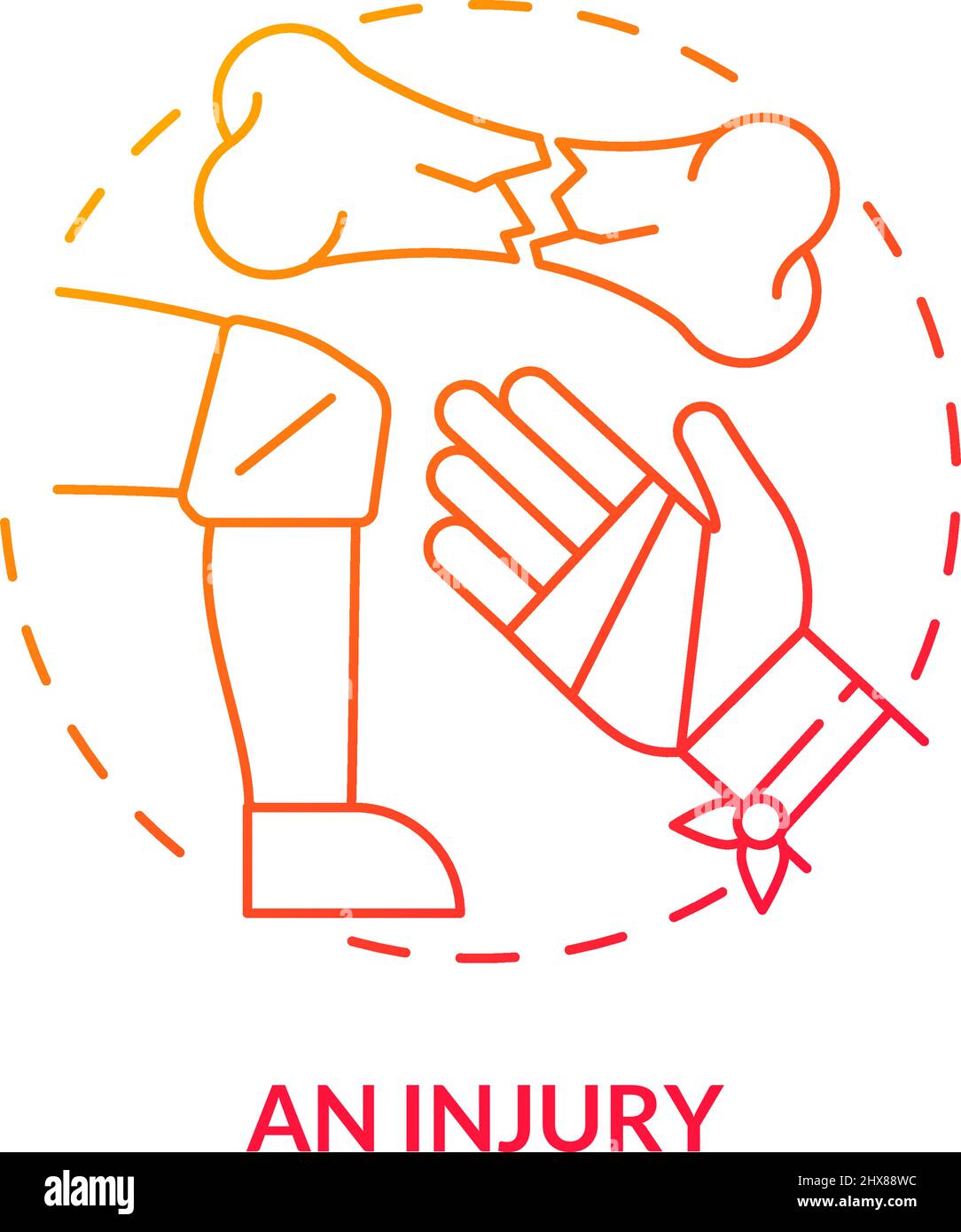 Ligament damage Stock Vector Images - Alamy