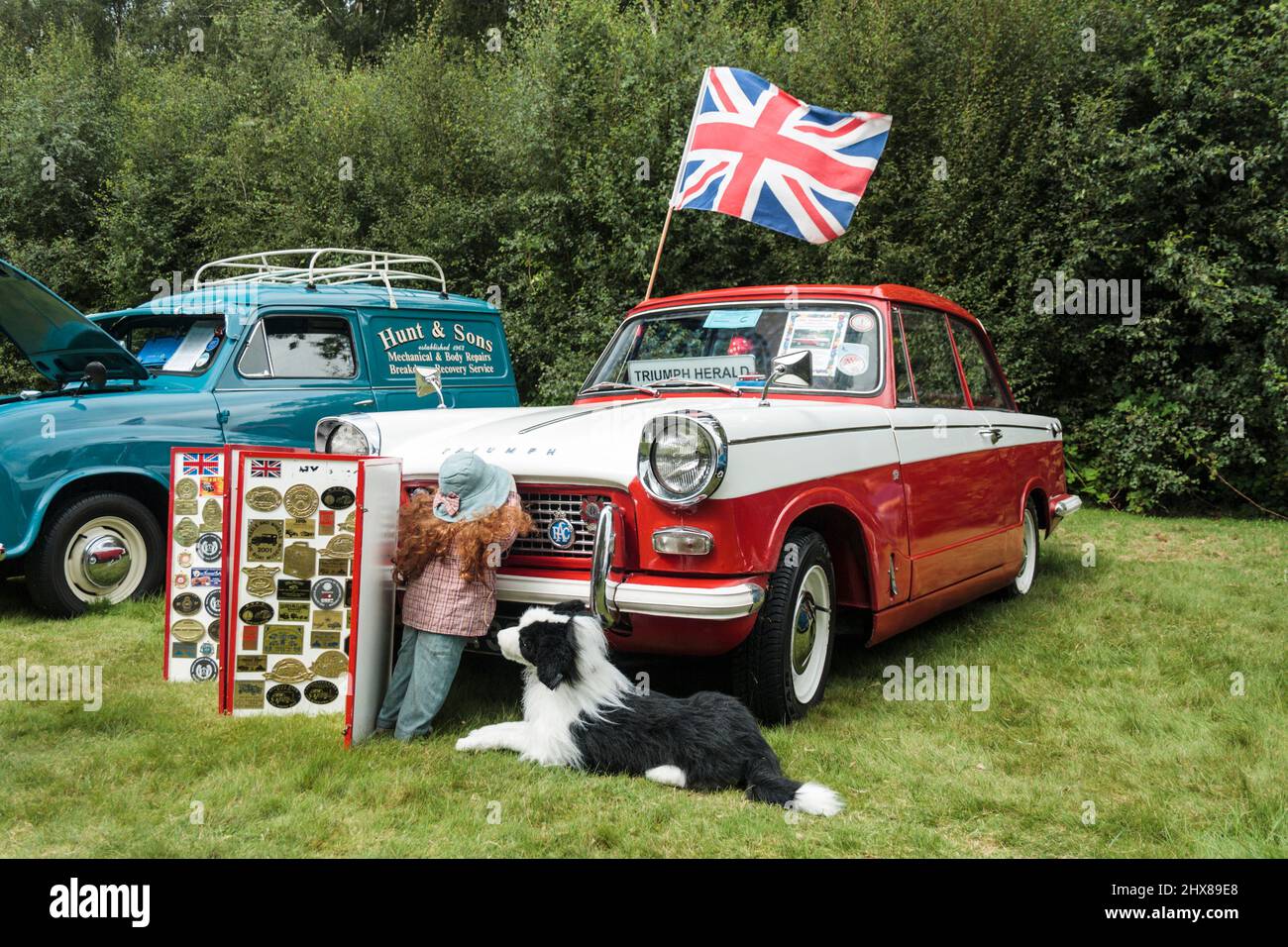 Triumph Herald. Lytham hall Classic Car Show 2011 Stock Photo - Alamy