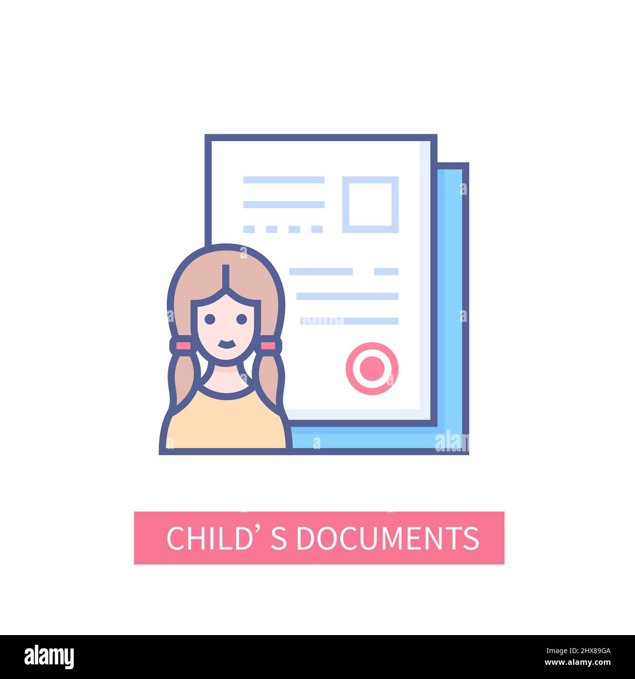 Divorce official paper icon hi-res stock photography and images - Alamy