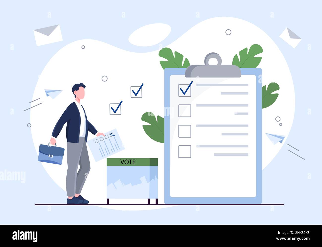 Voting and election abstract concept Stock Vector Image & Art - Alamy