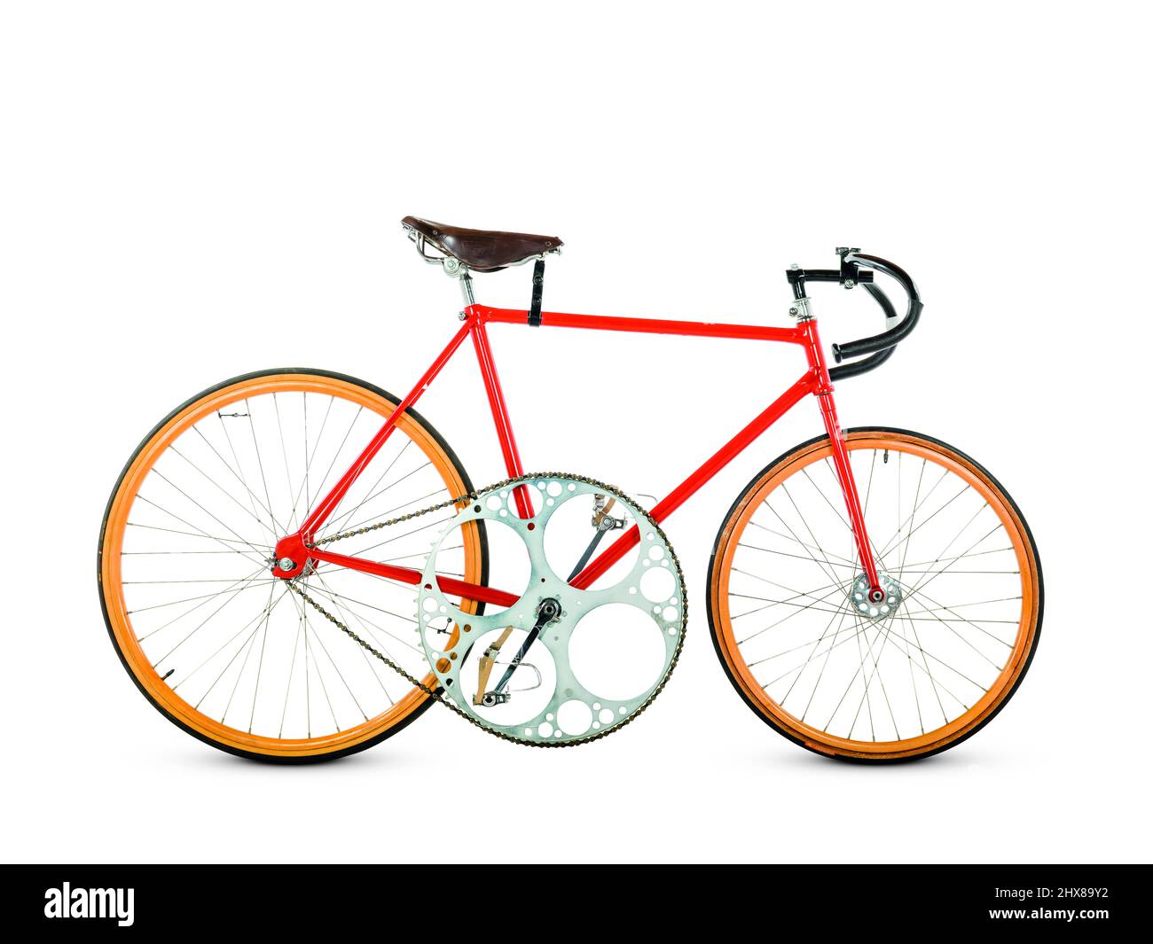 Side view old orange Cut Out Stock Images & Pictures - Alamy