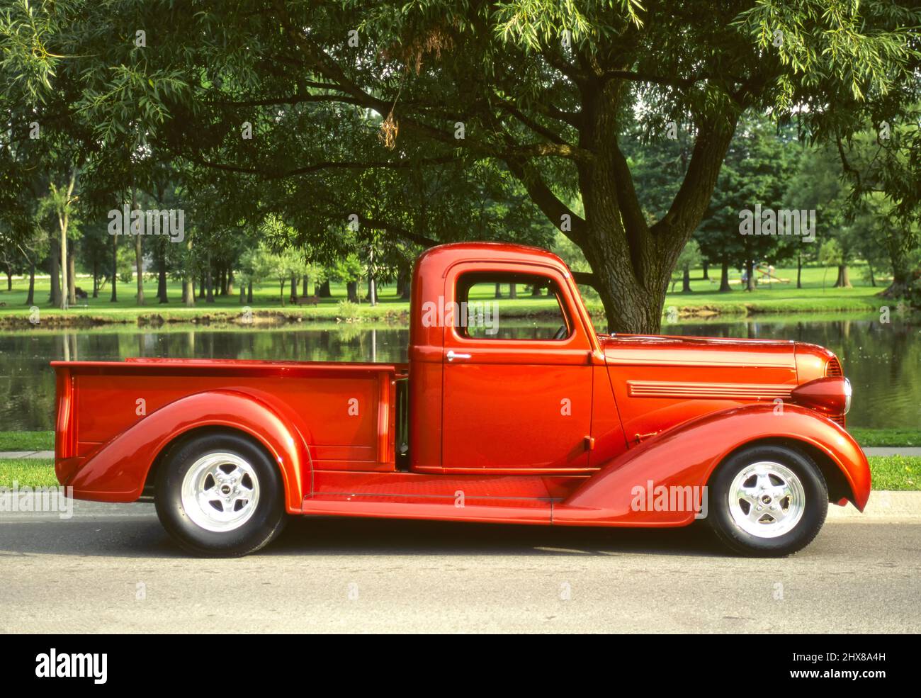 1938 Fargo Customized Pickup Truck on pavement Stock Photo - Alamy
