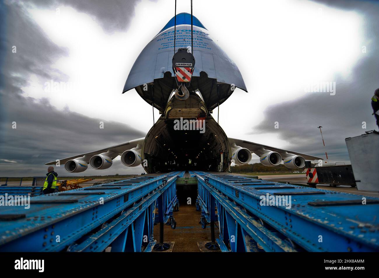 Antonov 225 The worlds largest Cargo Aircraft Stock Photo - Alamy