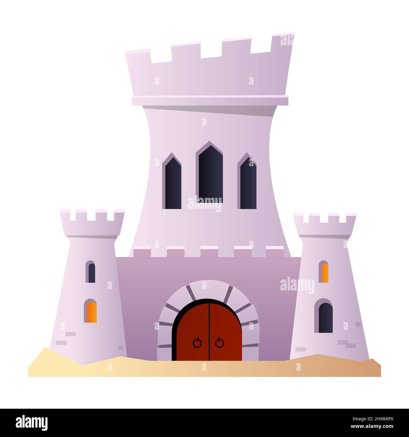 Knights fortification Stock Vector Images - Alamy
