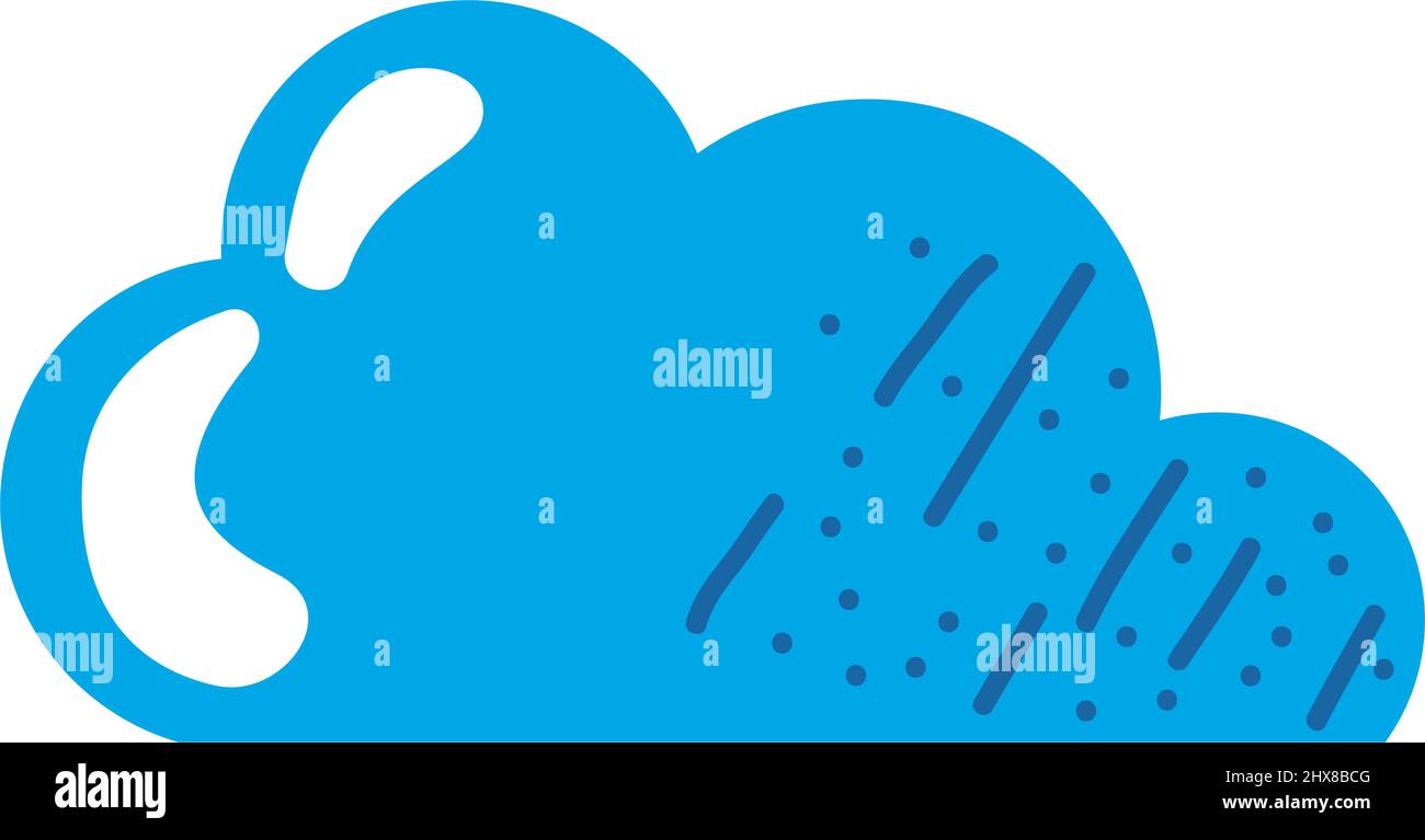 blue cloud sky nature icon Stock Vector Image & Art - Alamy