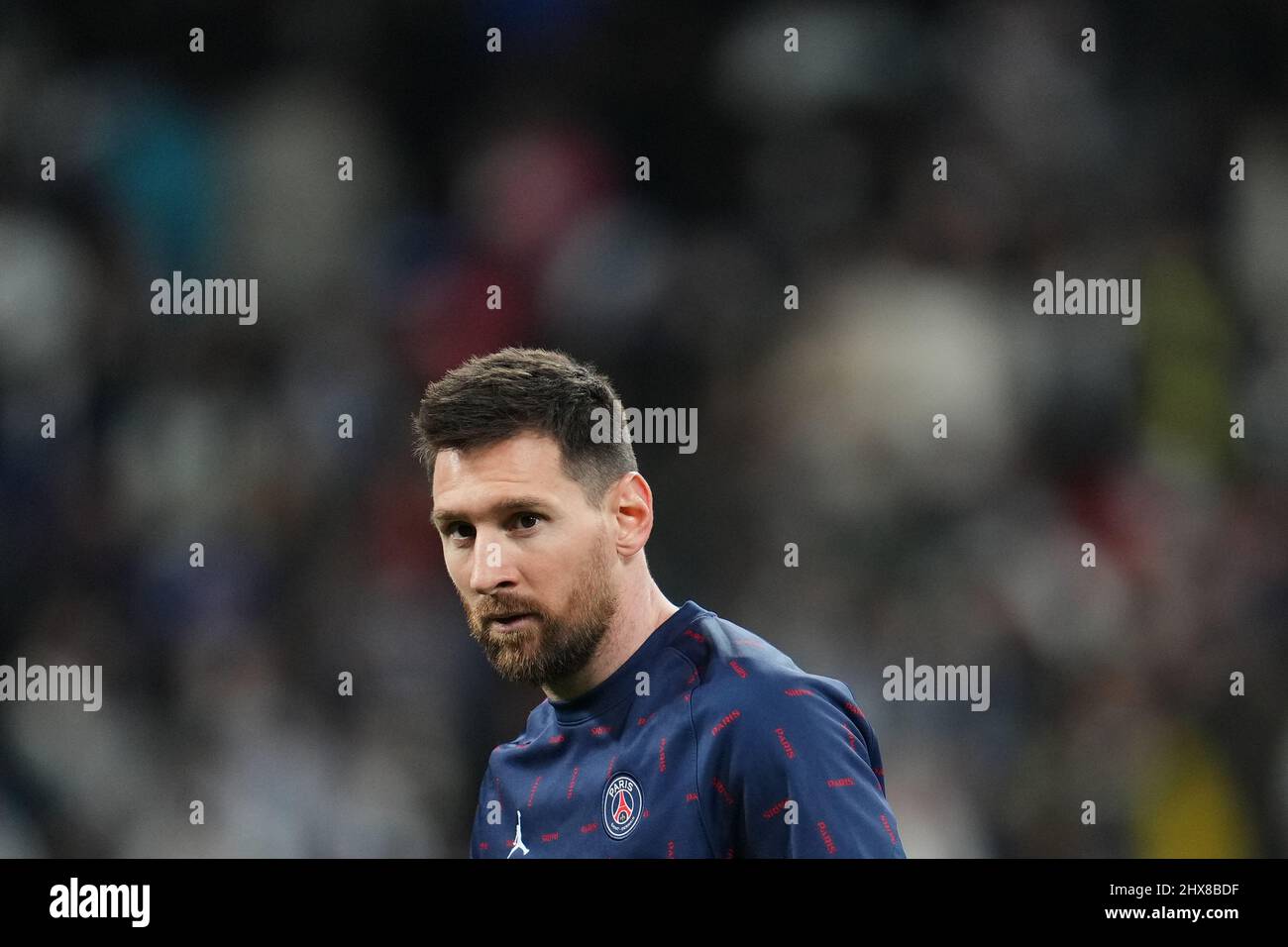 Lionel Messi of PSG during the UEFA Champions League match between Real ...