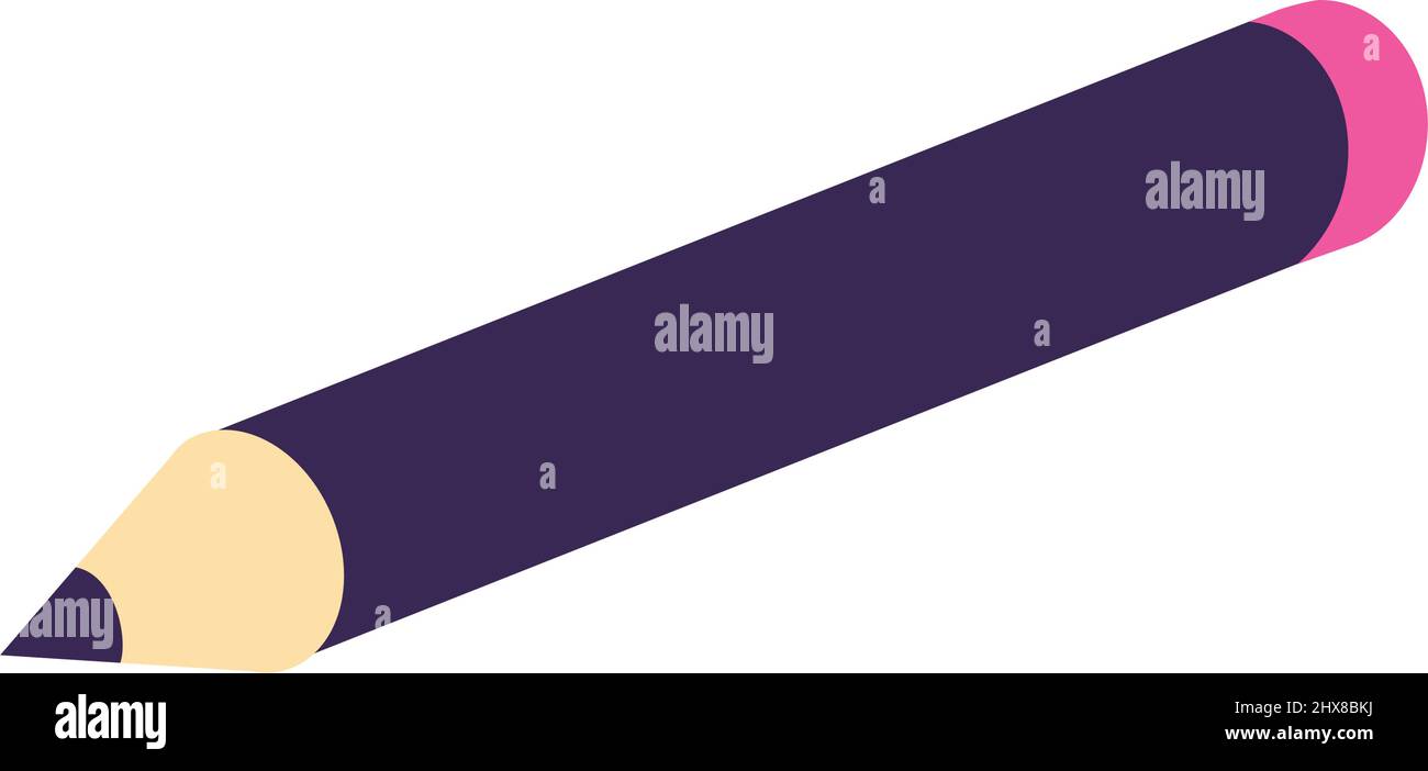 Isometric pencil icon writing hi-res stock photography and images - Alamy