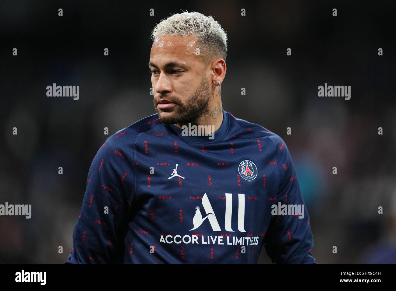 Neymar Jr of PSG during the UEFA Champions League match between Real ...