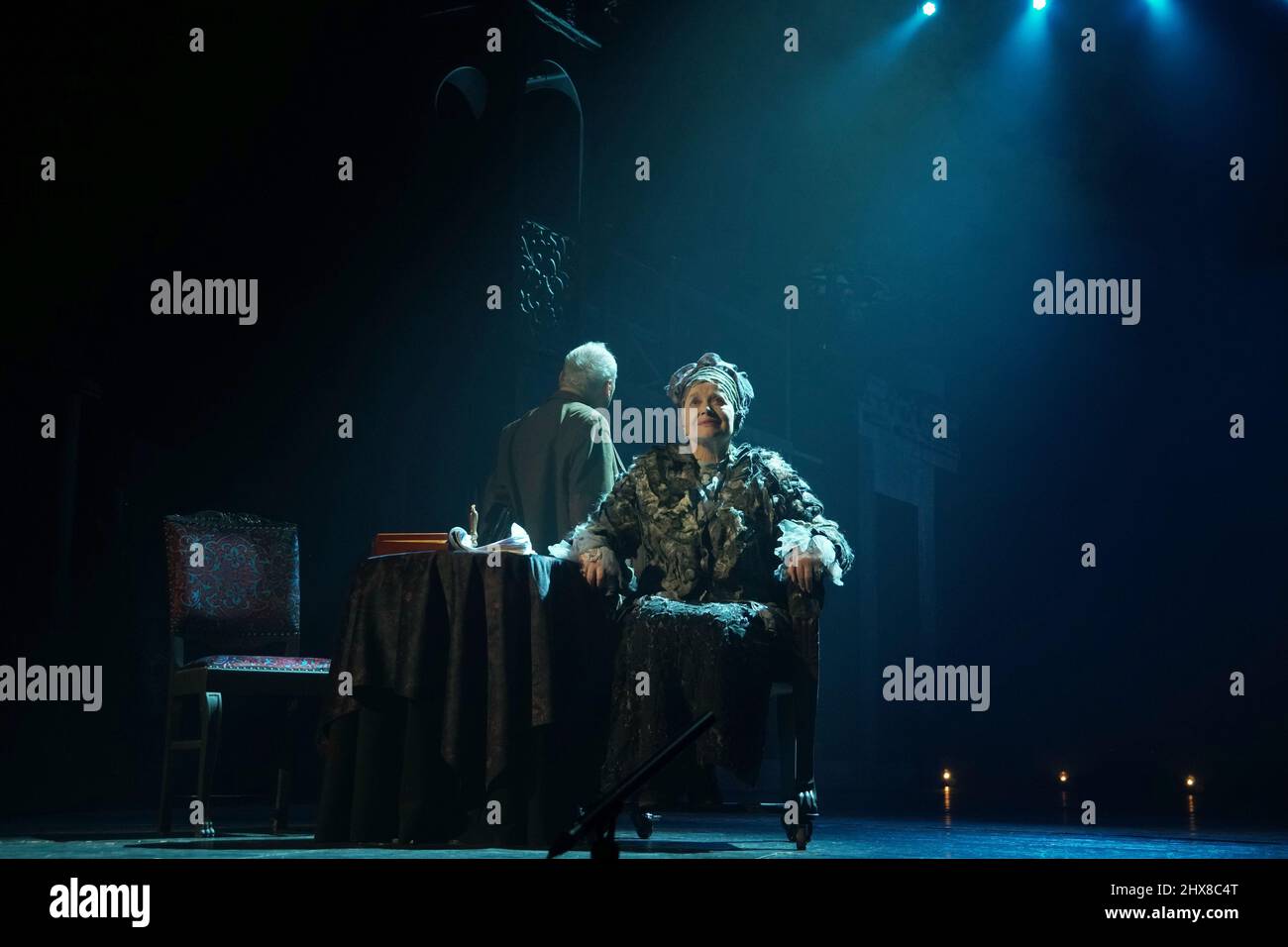 January 19, 2022. - Russia, Moscow. - Mossovet Theatre. 'Wolves and ...