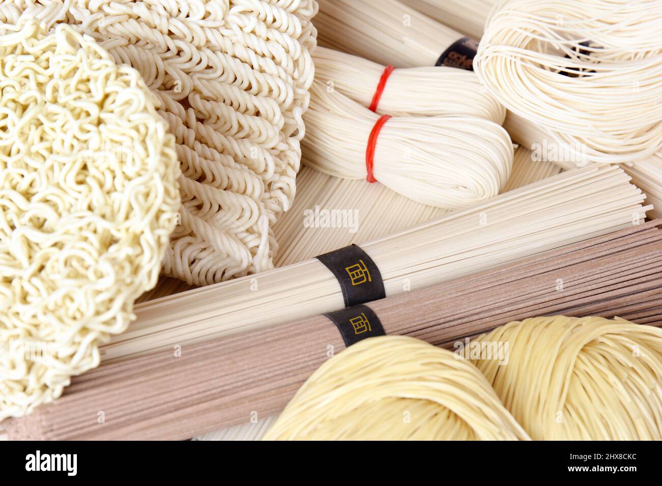 Asian noodle collection Stock Photo - Alamy