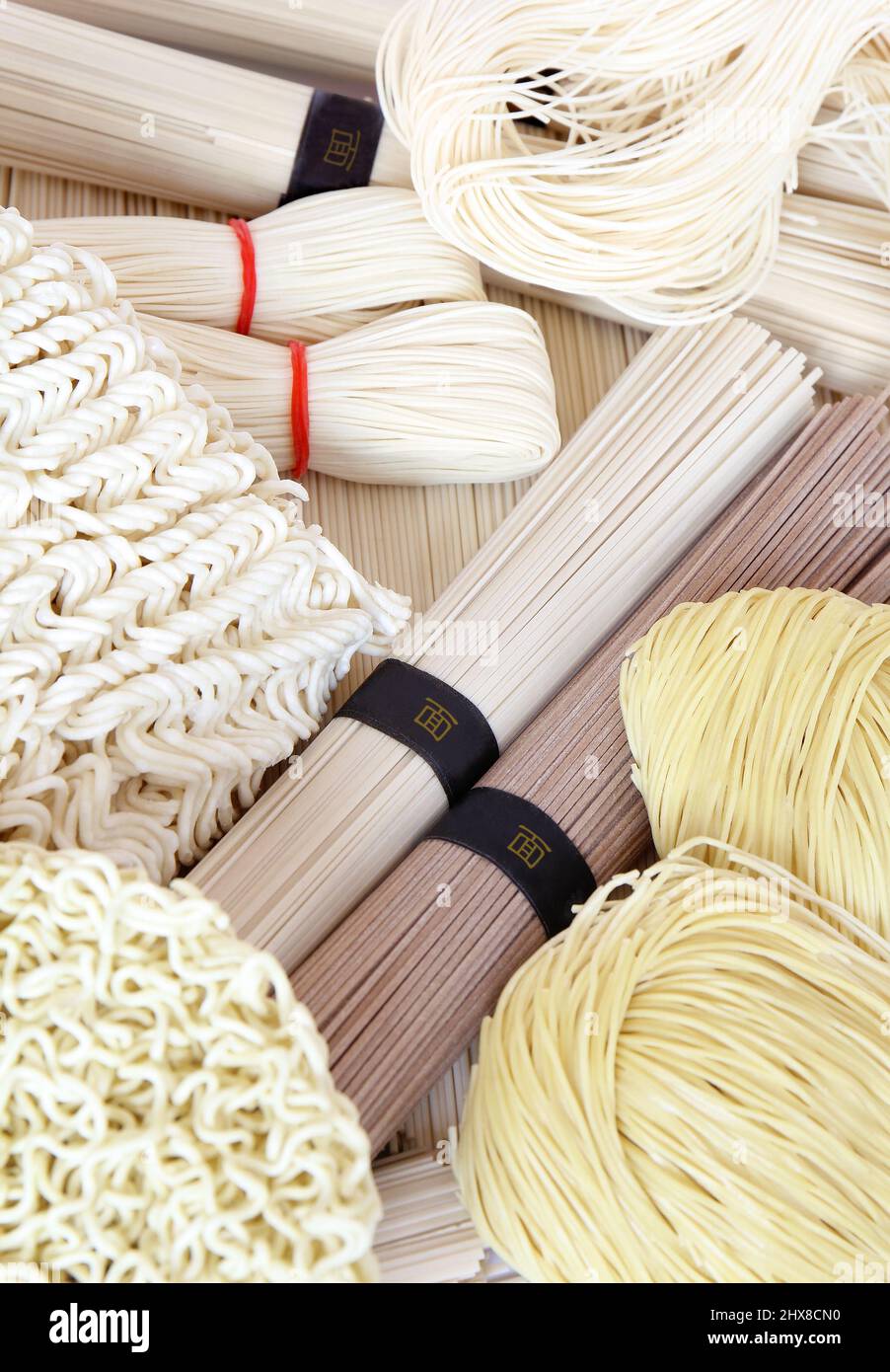 Asian noodle collection Stock Photo - Alamy