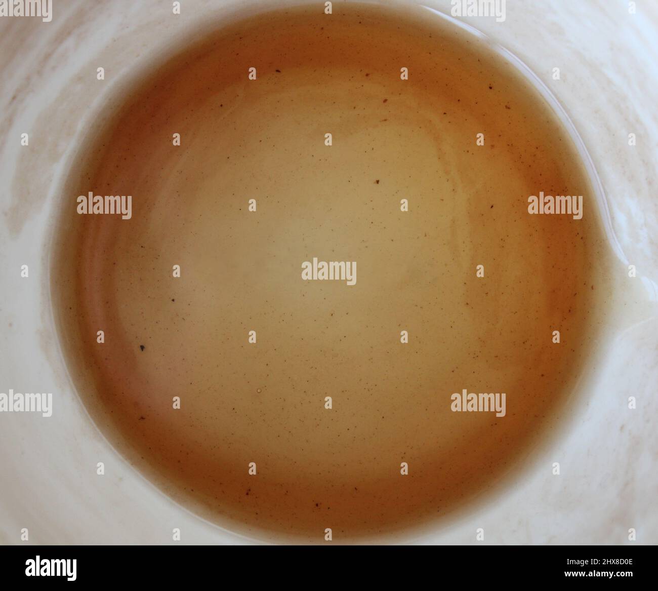 The Remnants of Tea in a Cup Stock Photo - Alamy