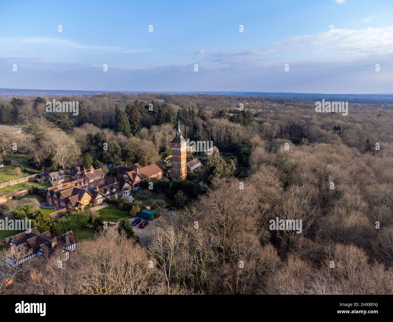 Water Tower at the Former Warnham Lodge, A Grade II Listed Building in ...