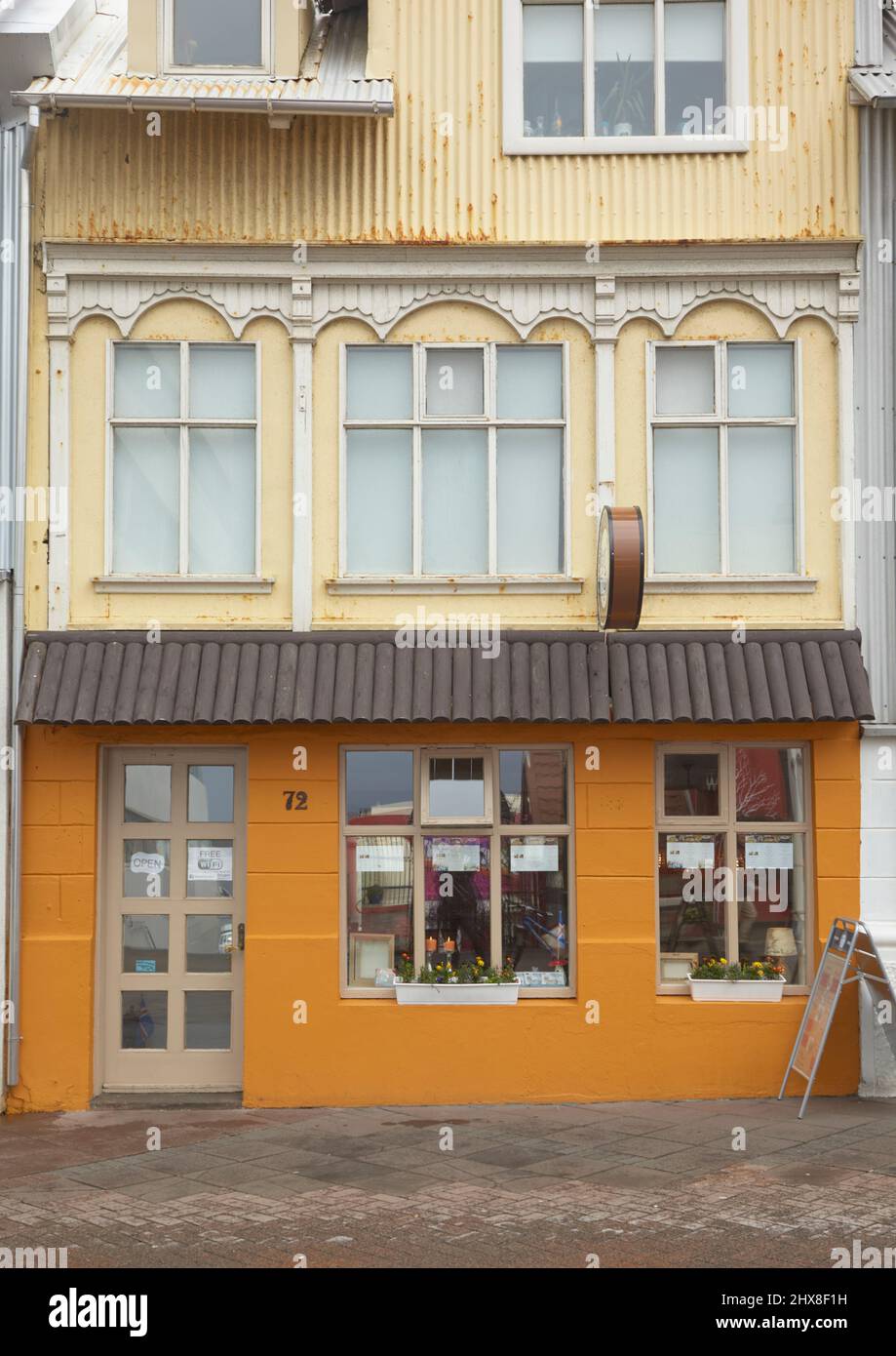 Historic shop front in Reykjavik, Iceland Stock Photo - Alamy
