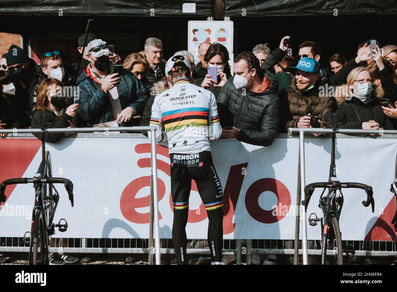 March 5th Siena, Italy. Eroica - 16th Strade Bianche 2022. 184km one ...