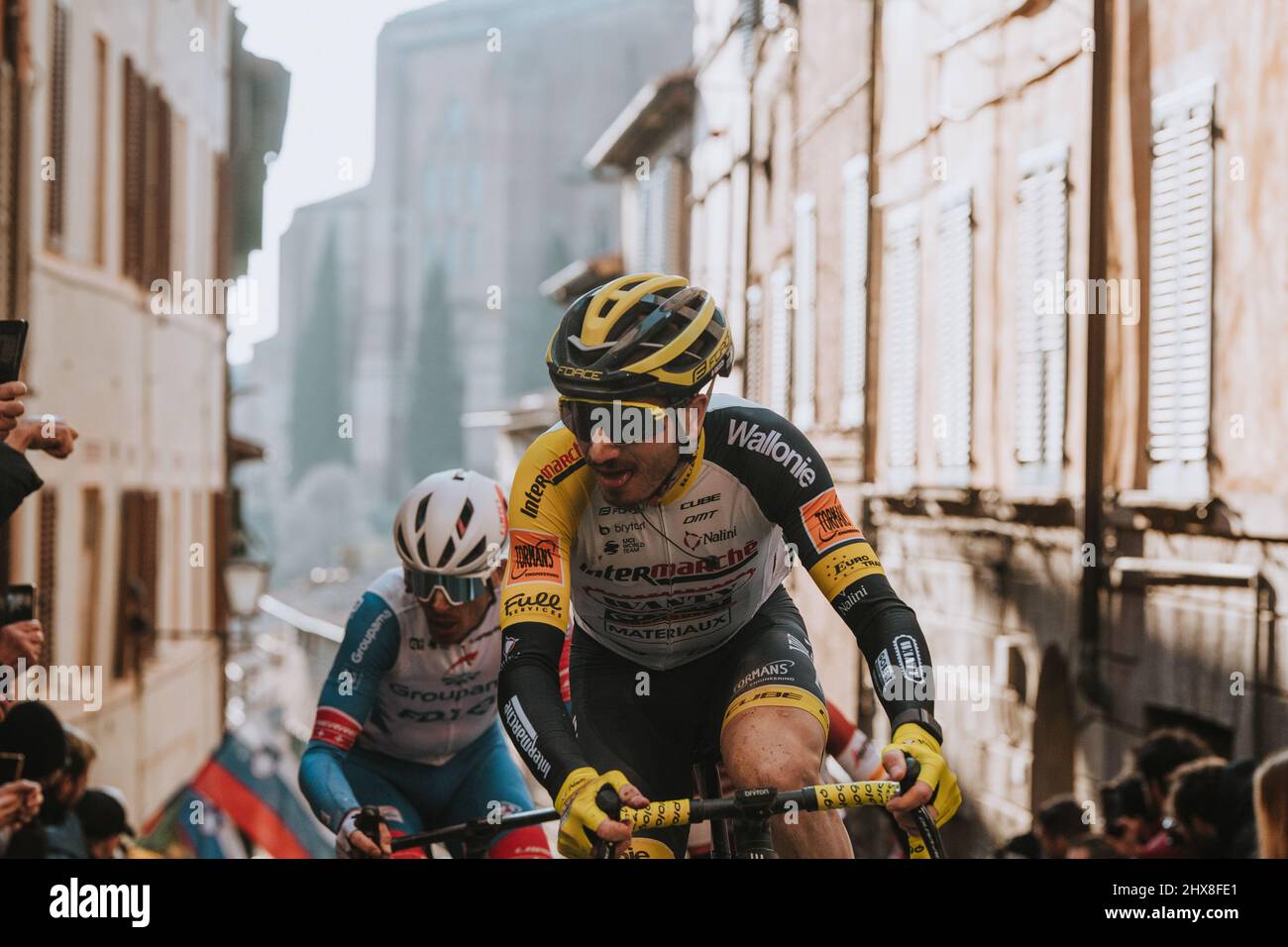 March 5th Siena, Italy. Eroica - 16th Strade Bianche 2022. 184km one ...