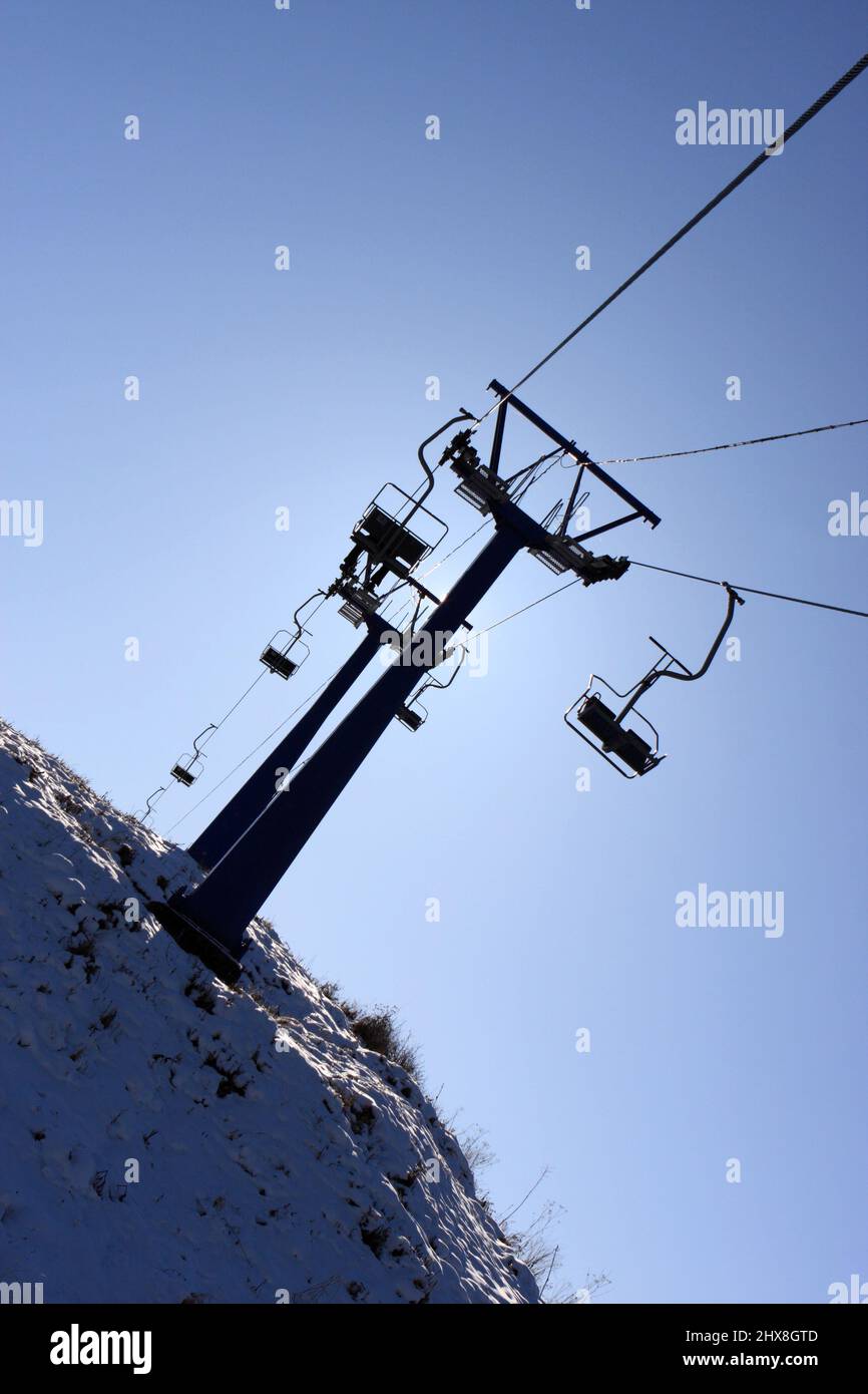 Funicular moving up hill hi-res stock photography and images - Alamy
