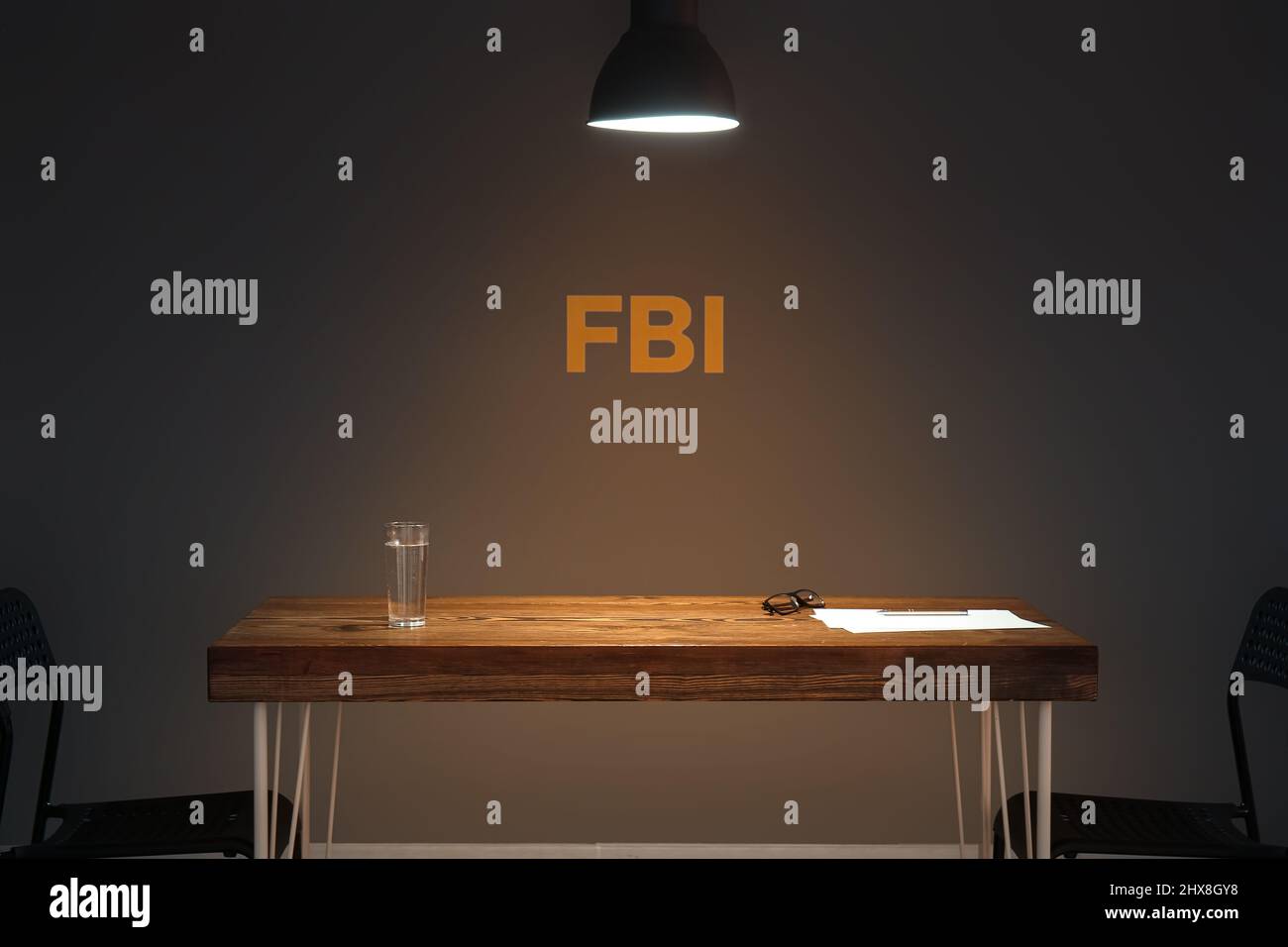 Interrogation lamp hi-res stock photography and images - Alamy