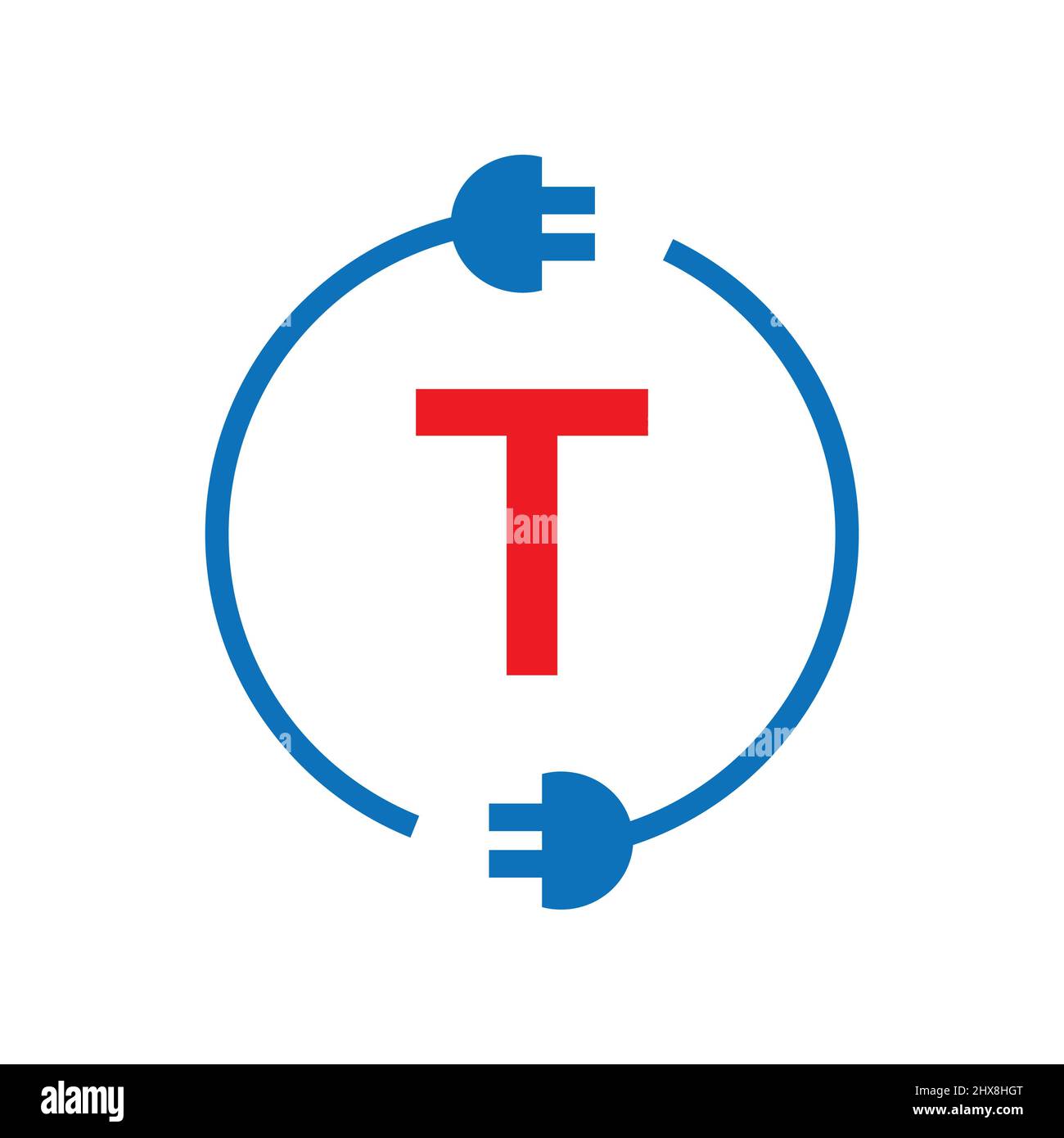 Thunder Bolt Letter T Electricity Logo. Electric Industrial, Power Sign ...