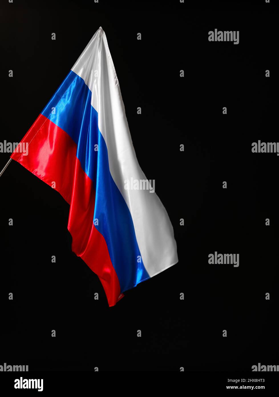 Russian flag dark hi-res stock photography and images - Alamy