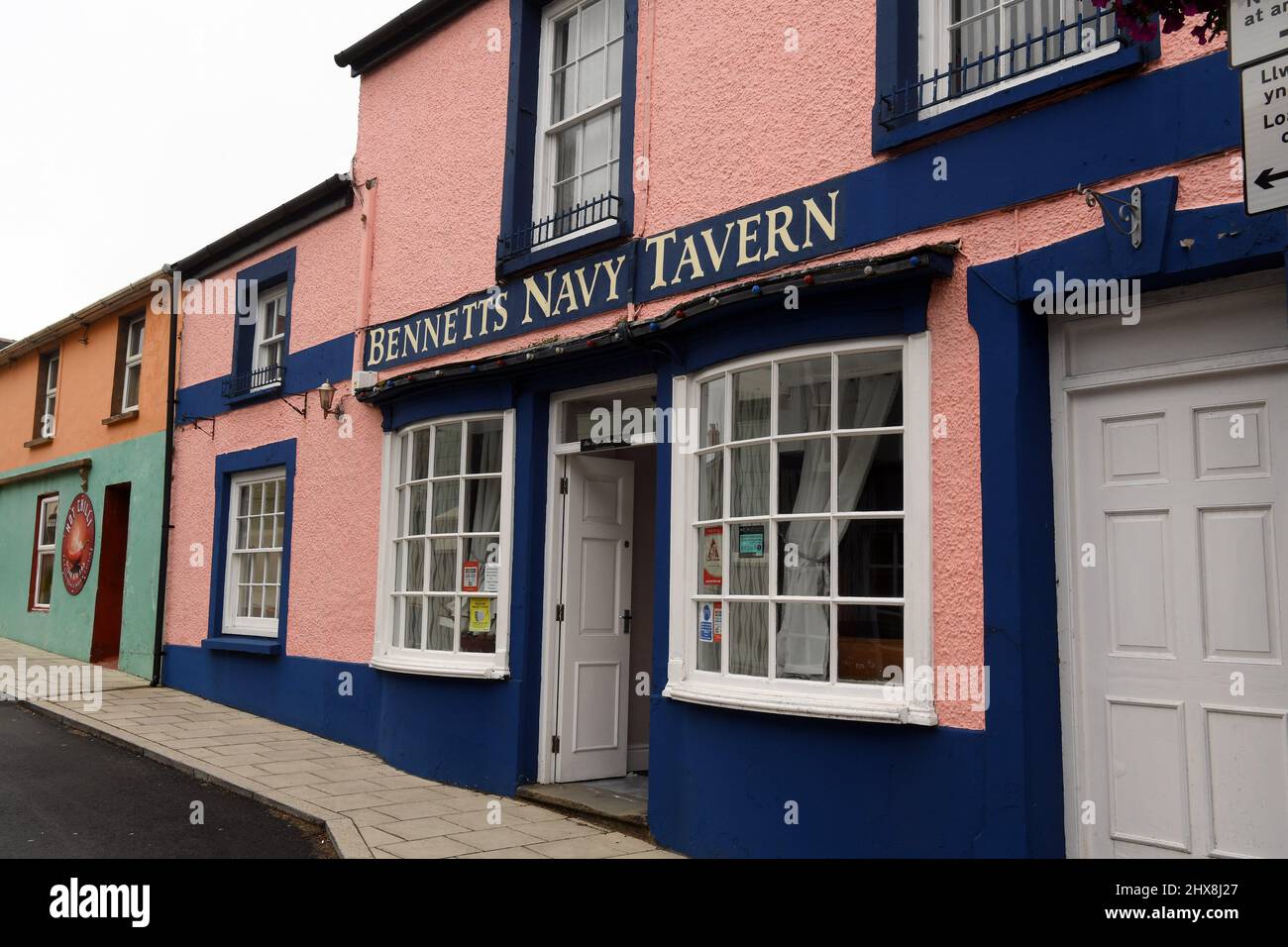 The Welsh Port of Fishgaurd in pembrokeshire with it's ferry service to ...