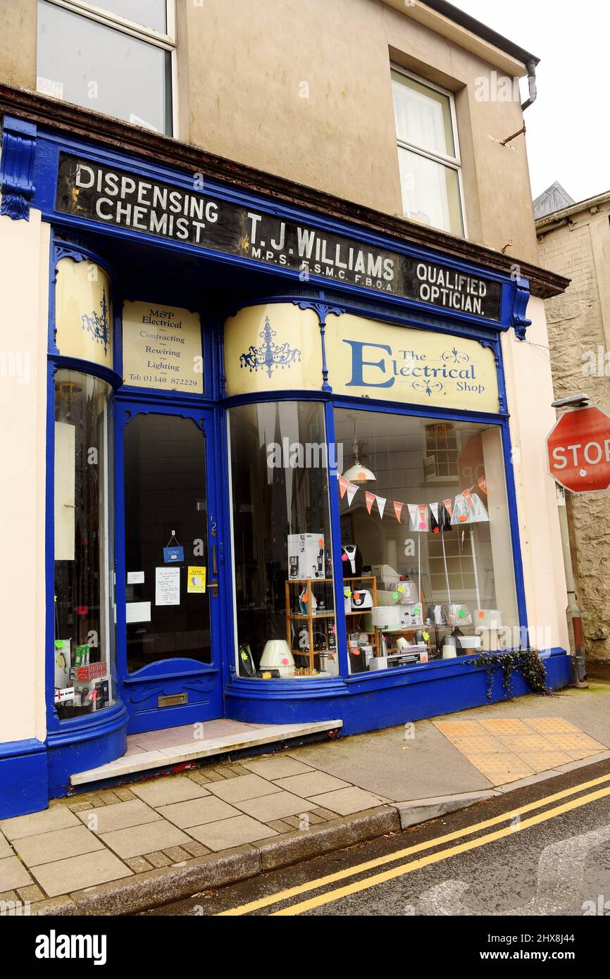 The Welsh Port of Fishgaurd in pembrokeshire with it's ferry service to ...