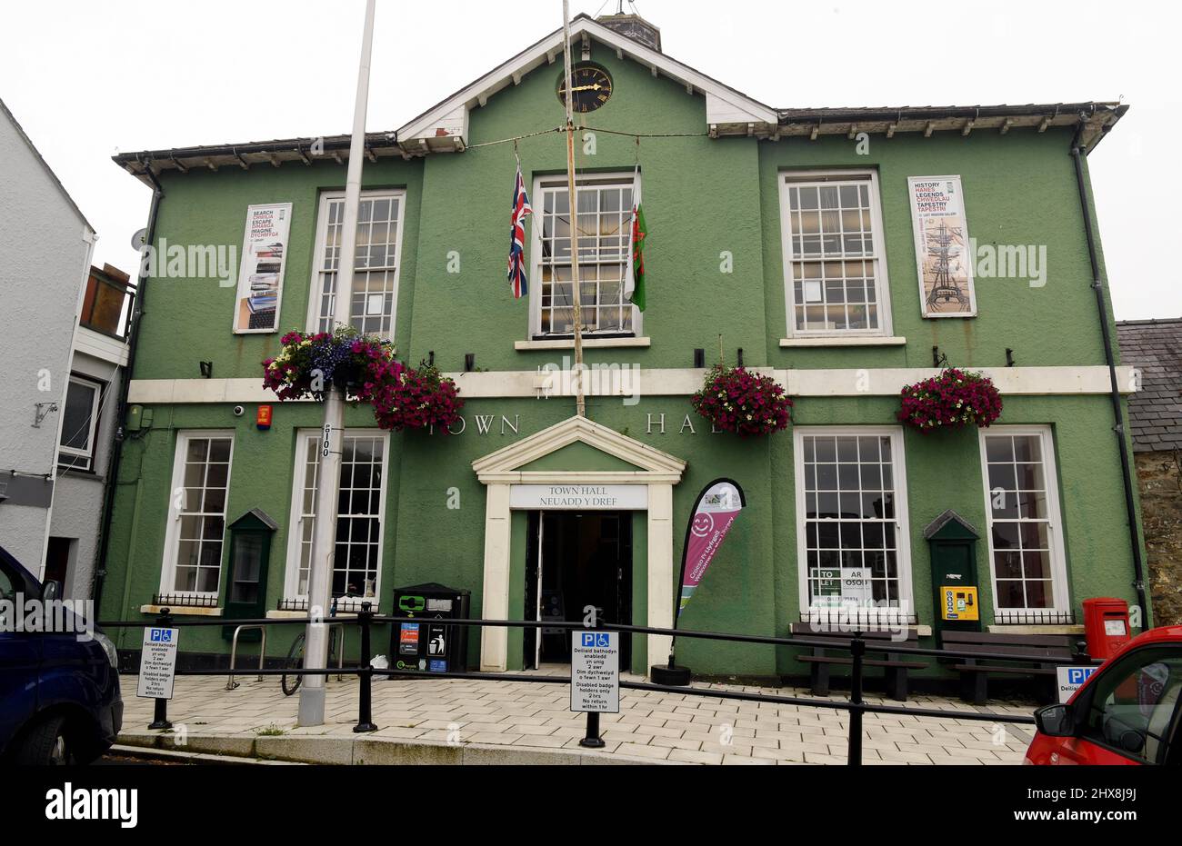 The Welsh Port of Fishgaurd in pembrokeshire with it's ferry service to ...