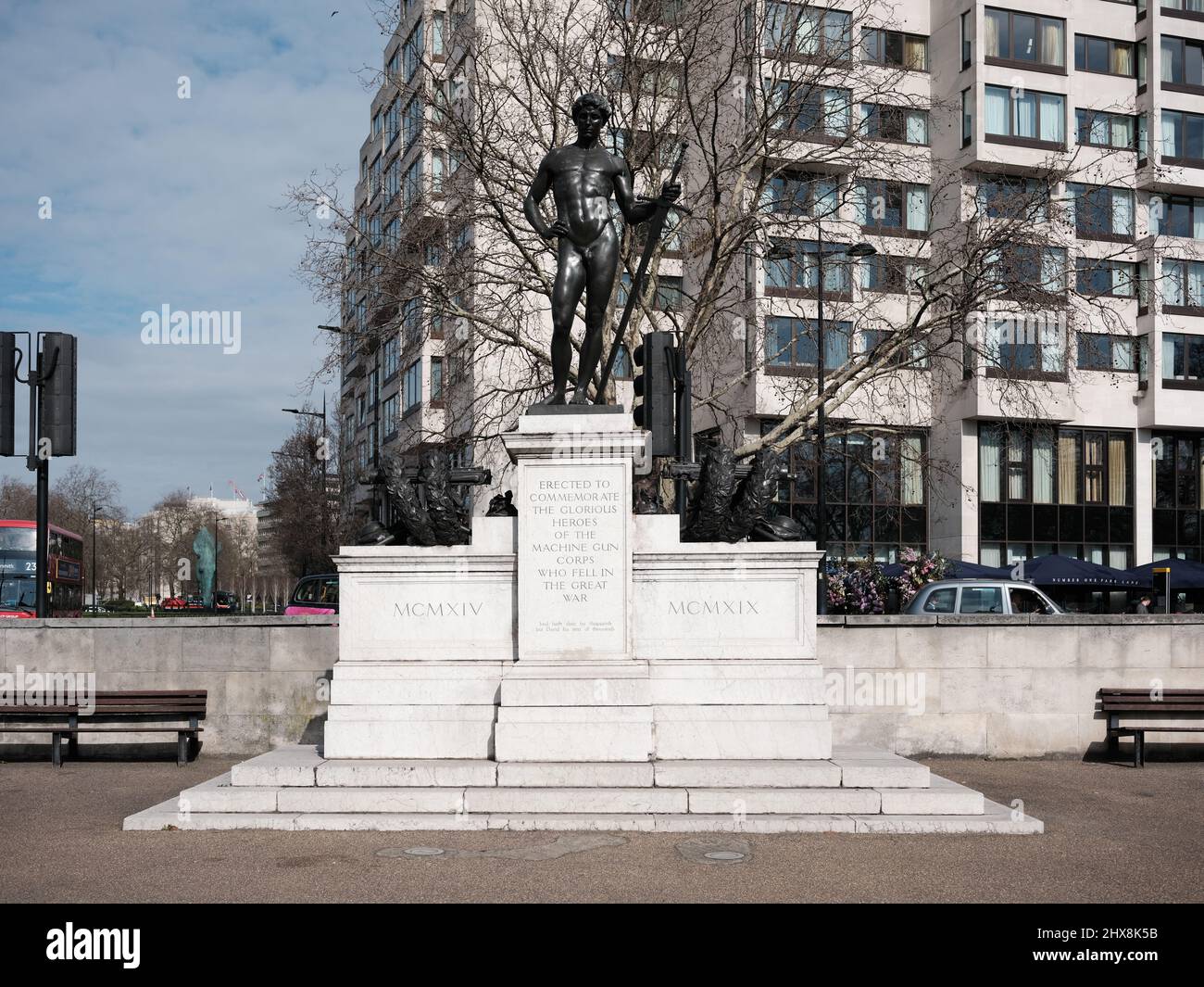 Machine Gunners Memorial Stock Photo - Alamy