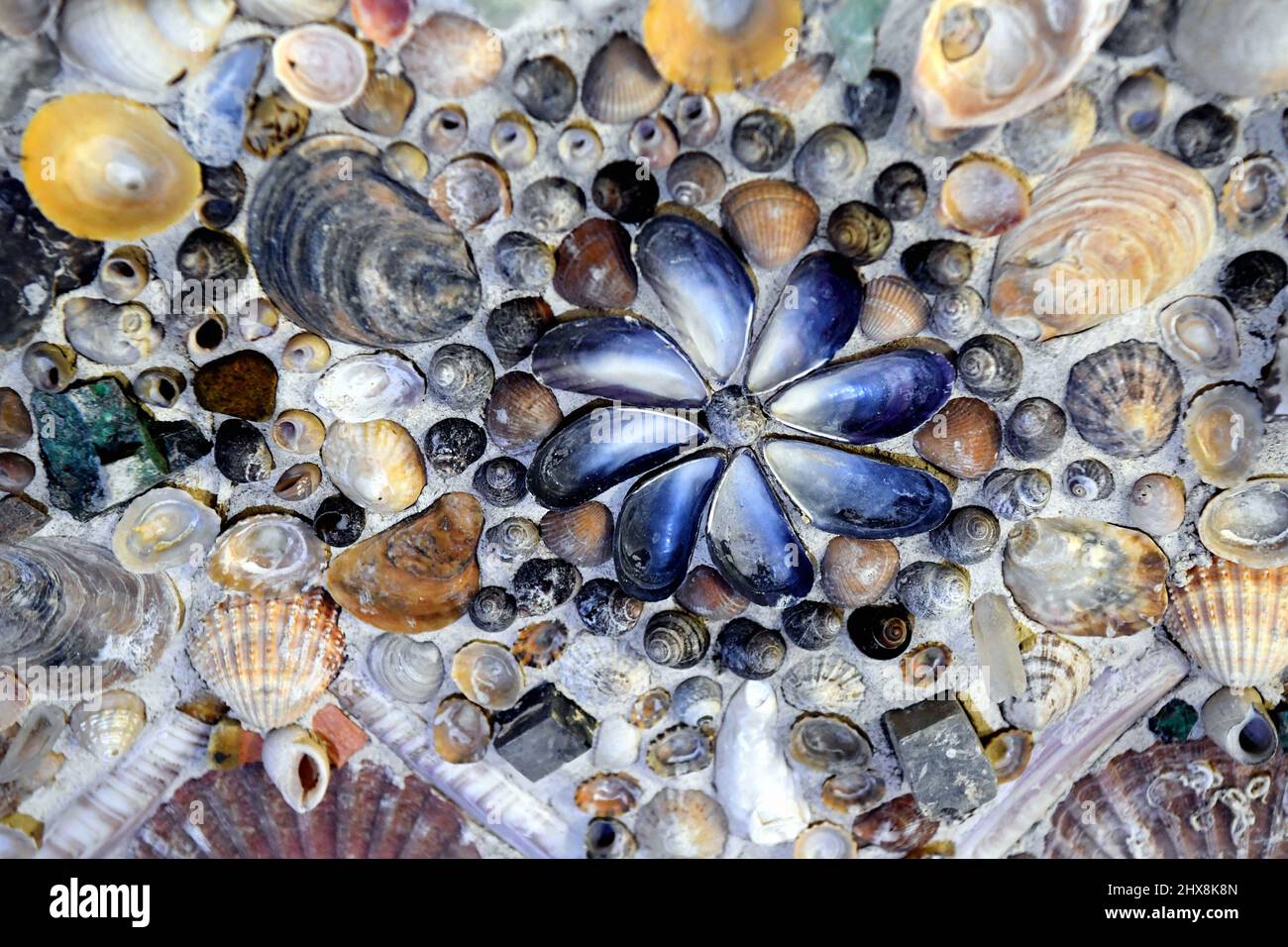 The Cilwendeg Shell House in Pembrokeshire Stock Photo - Alamy