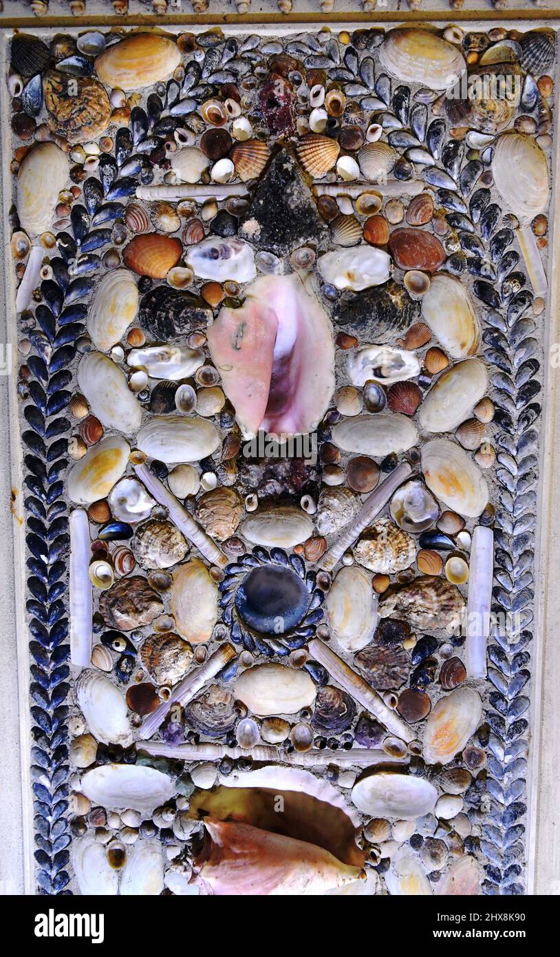 The Cilwendeg Shell House in Pembrokeshire Stock Photo - Alamy