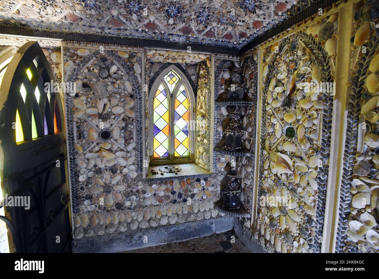 The Cilwendeg Shell House in Pembrokeshire Stock Photo - Alamy