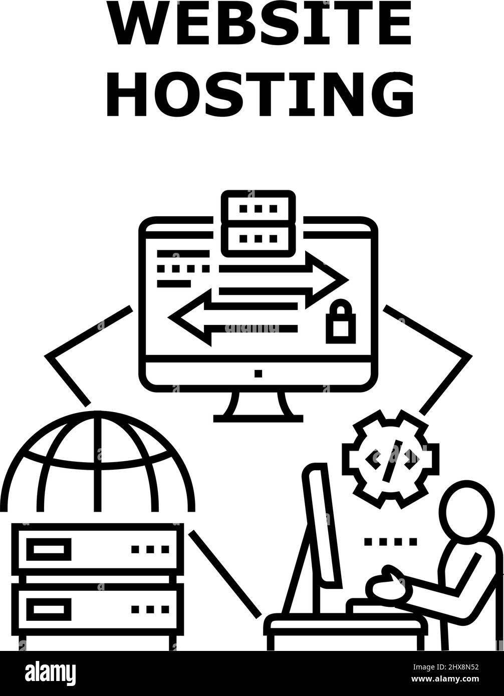 Programmer provider Stock Vector Images - Alamy