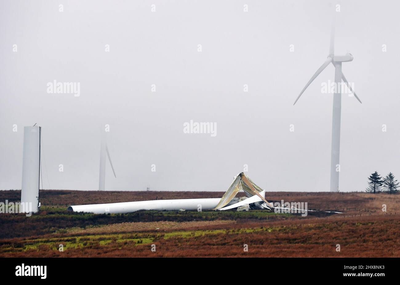 The village of Gilfach Goch near Tonyrefail, which is suurounded by ...