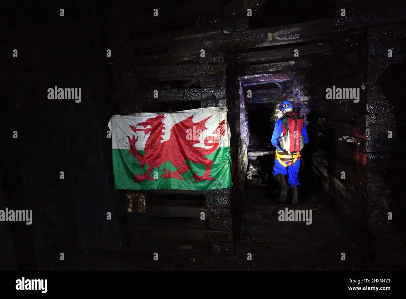 The Rhondda Tunnel Society volunteers taking part in their monthly ...