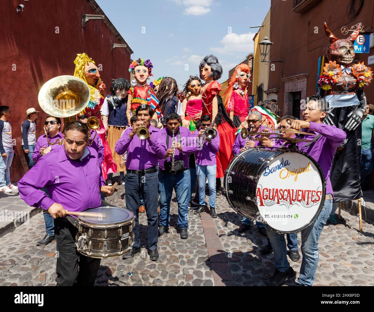 Mexico,Guanajuato State, San Miguel de Allende, "Desfile de Gigantes ...