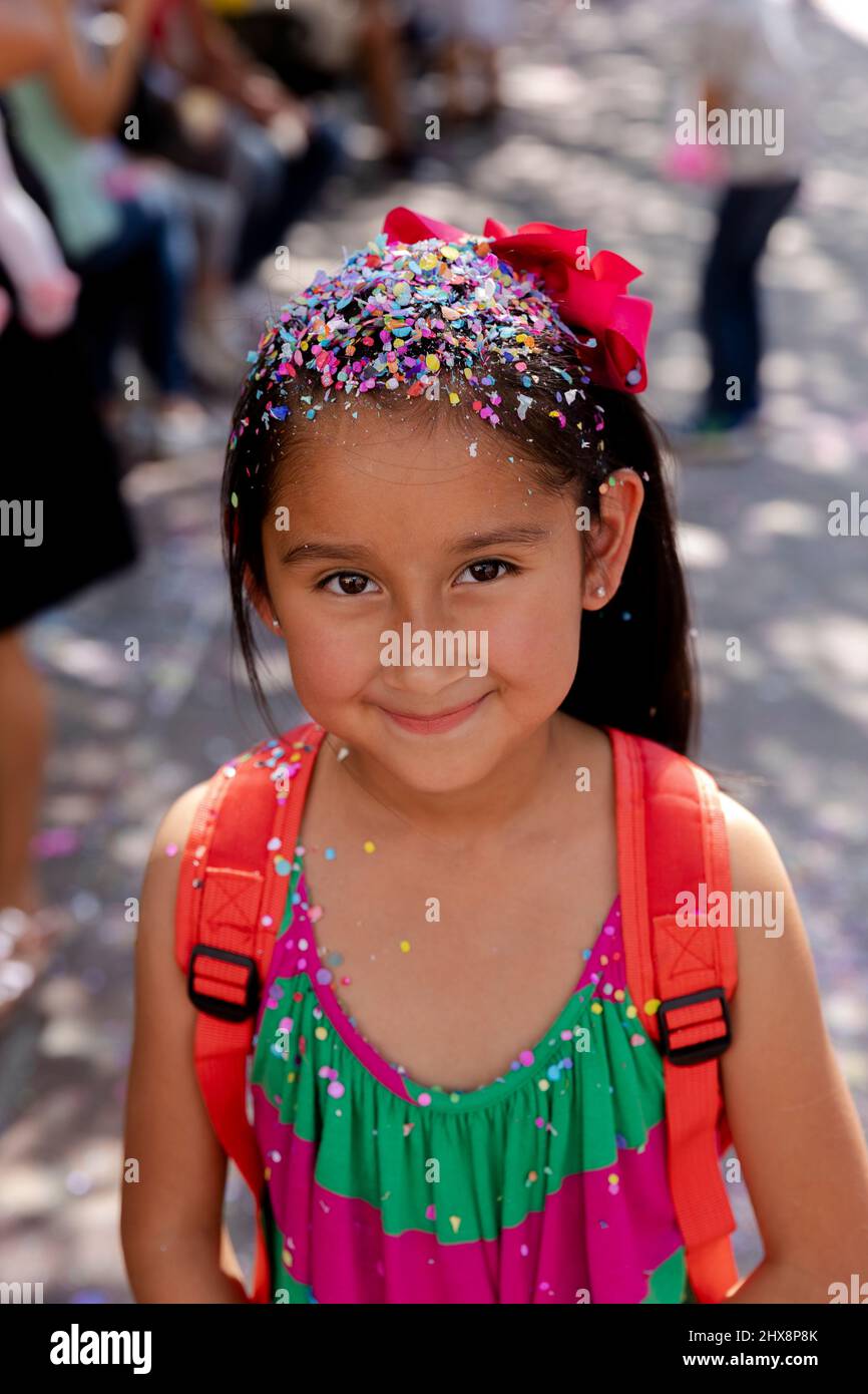 Mexico,Guanajuato State, San Miguel de Allende, close up portrait of a ...