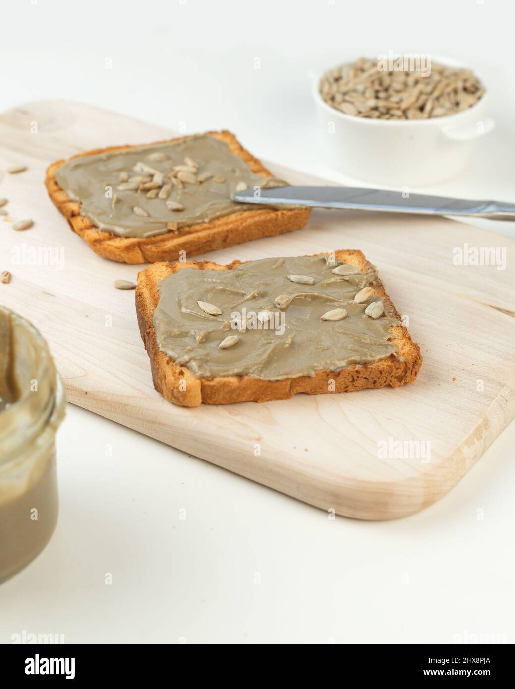 Toasted Bread Spread Organic Sunflower butter. A delicious, creamy and ...