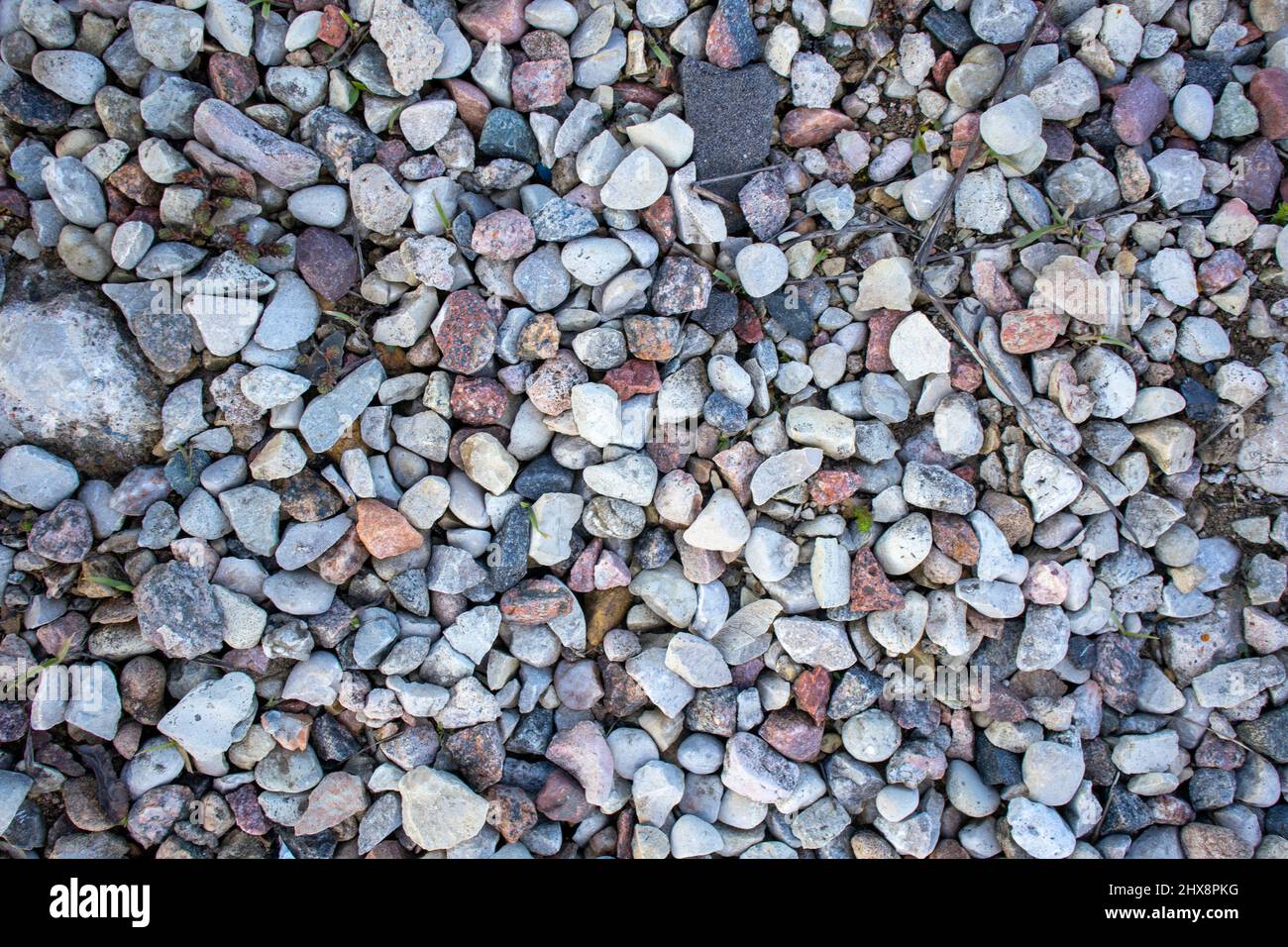 crushed stone on the seashore small stones background Stock Photo - Alamy