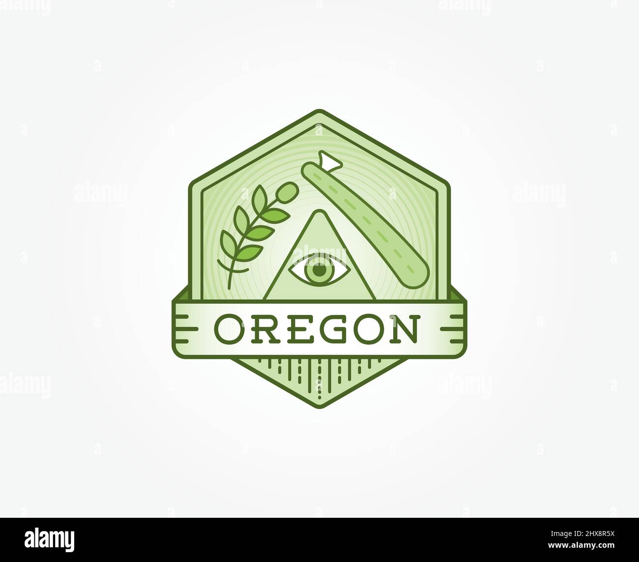 Medical Cannabis Marijuana Sign or Label Template in Vector. Can be ...