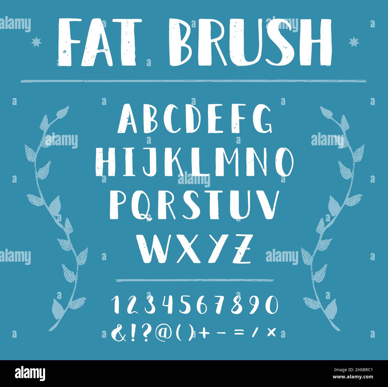 Vector Hand Drawn Sans Alphabet. Letters and Numbers Written with a ...